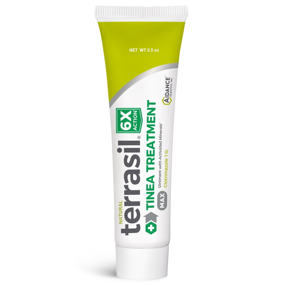 Terrasil Tinea Treatment Antifungal Cream, Max Strength, All-Natural ...