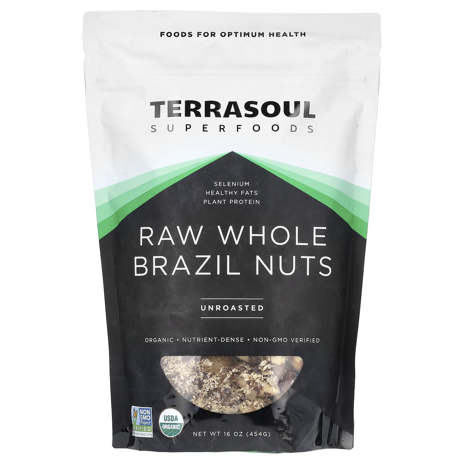 Terrasoul Superfoods Organic Brazil Nuts, 1 Lb - Raw, Unsalted ...