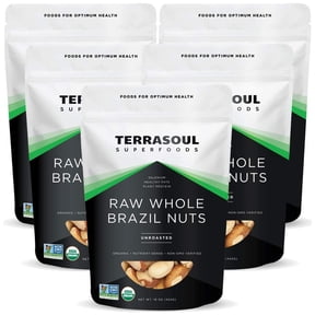 bettergoods Raw Whole Brazil Nuts 8 oz Unsalted Rich in Selenium Nut ...