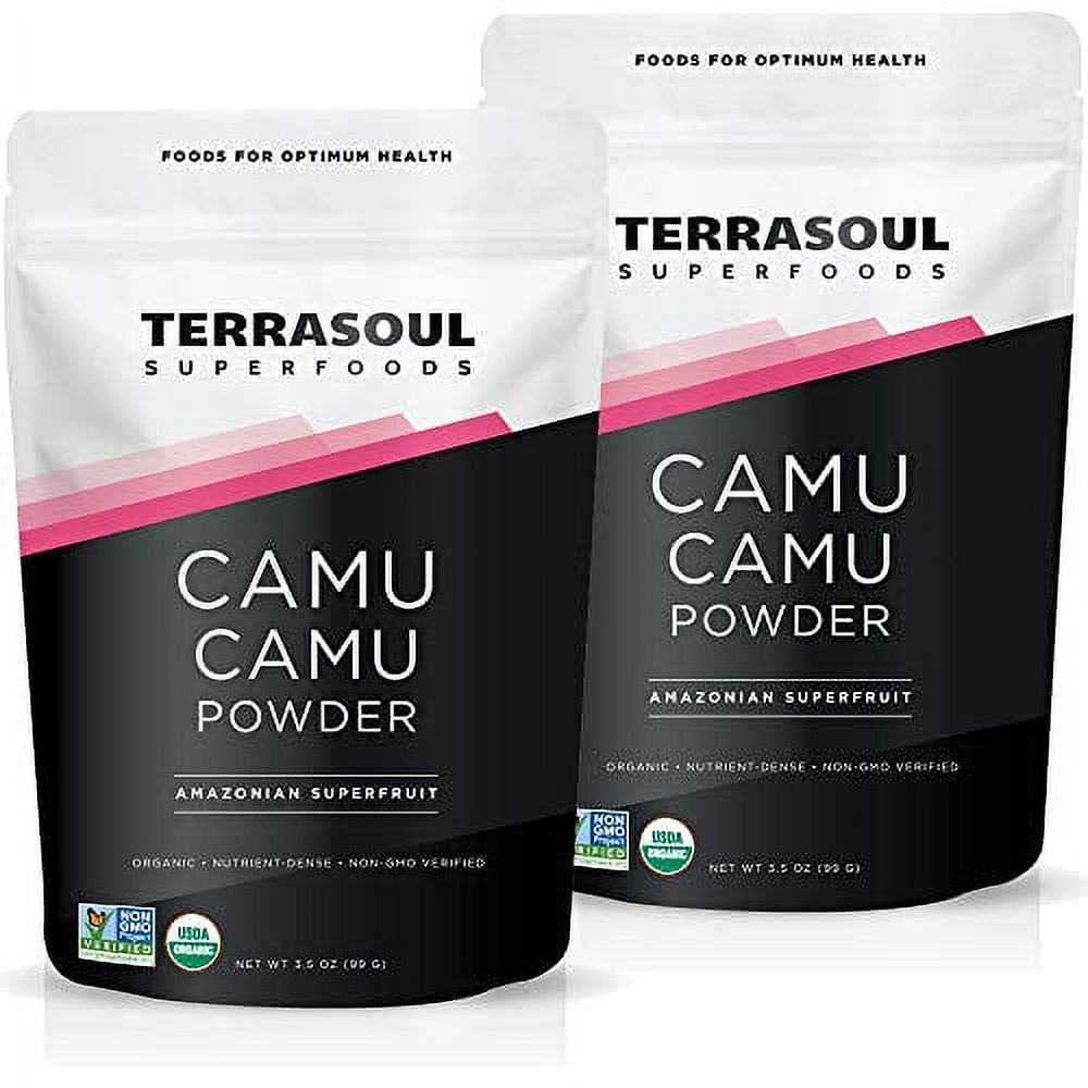 Terrasoul Superfoods Organic Camu Camu Powder, 7 Oz (2 Pack) - Raw ...