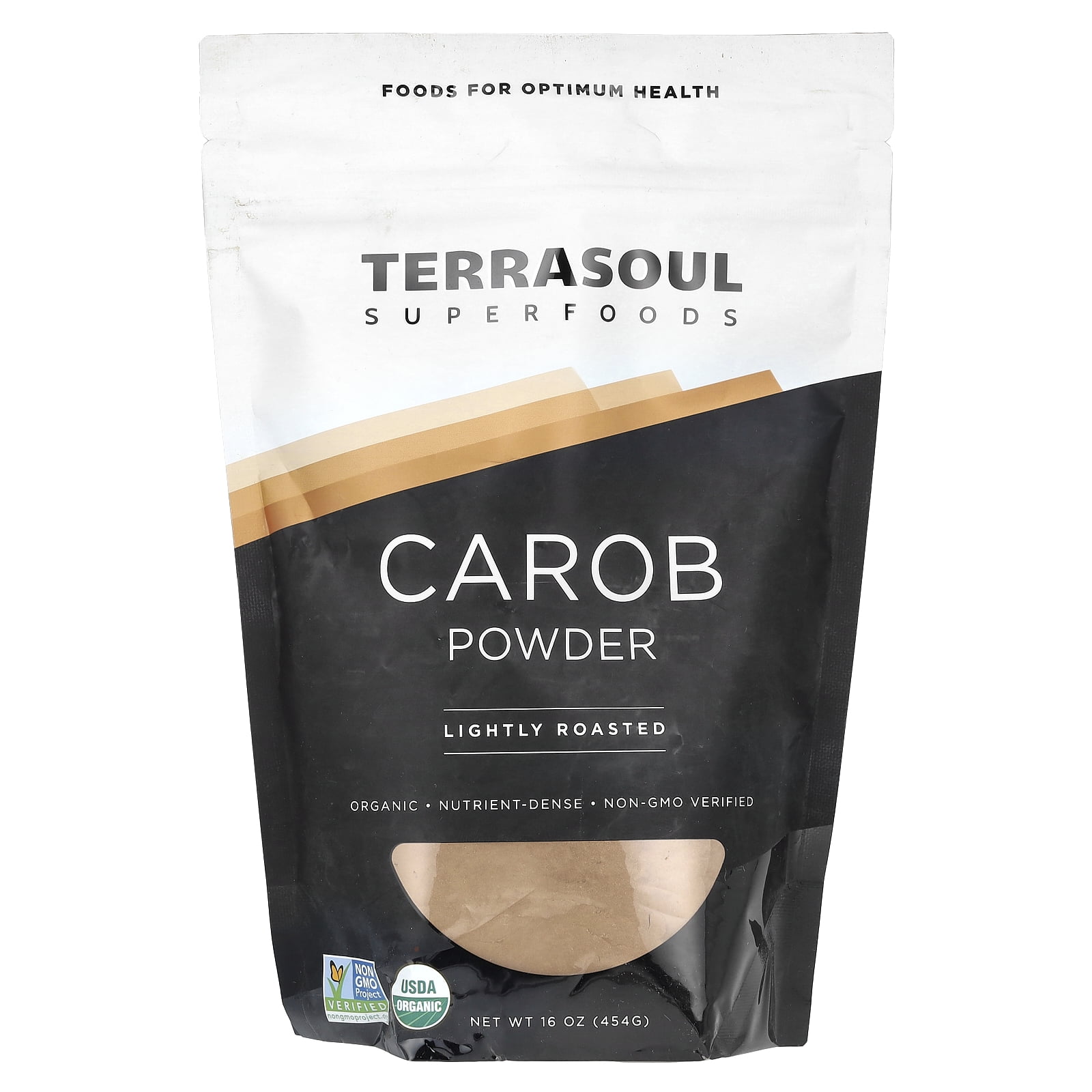 Terrasoul Superfoods Carob Powder, Lightly Roasted, 16 oz (454 g ...