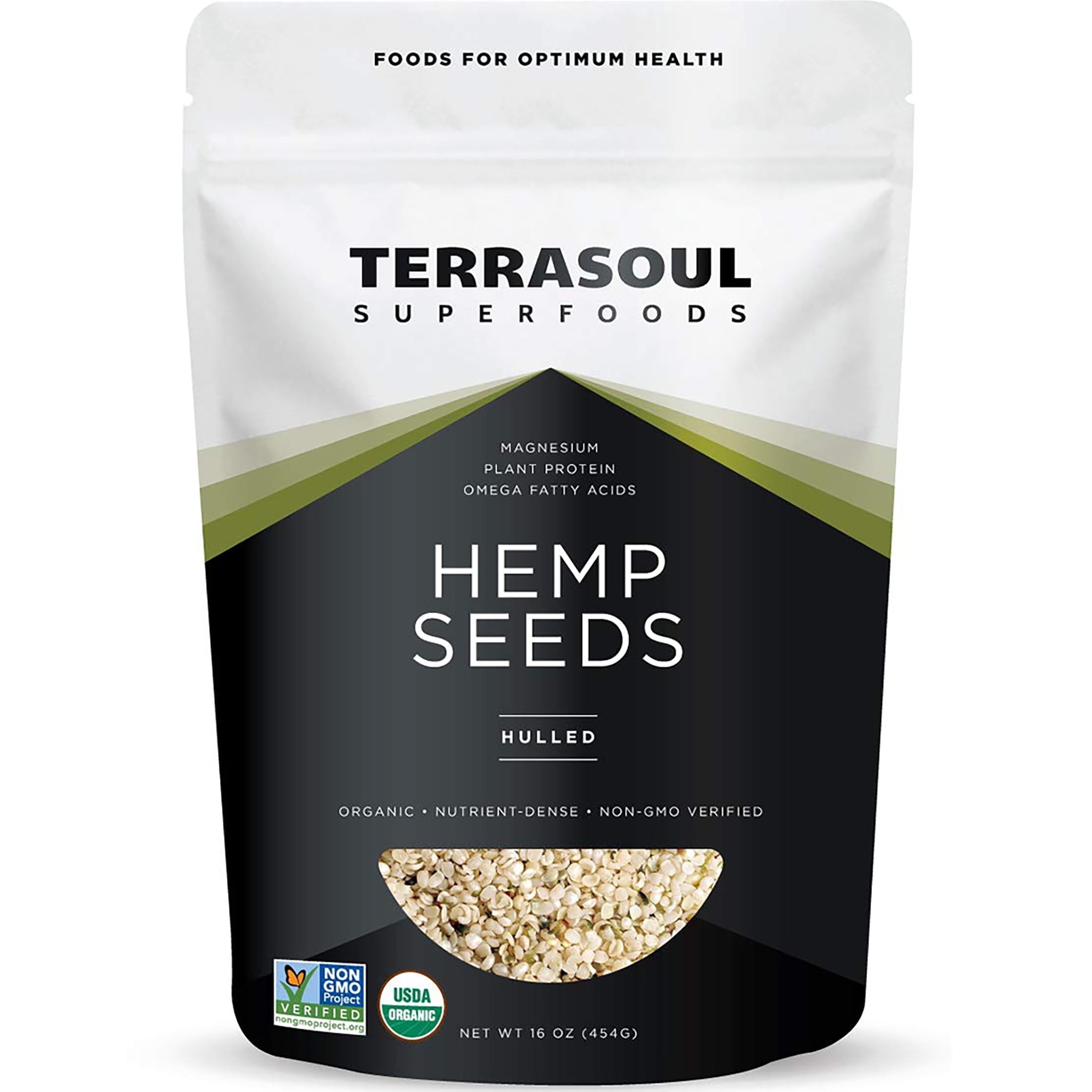 Terrasoul Superfoods Organic Hemp Seeds, 1 Lb, Versatile Superfood for ...