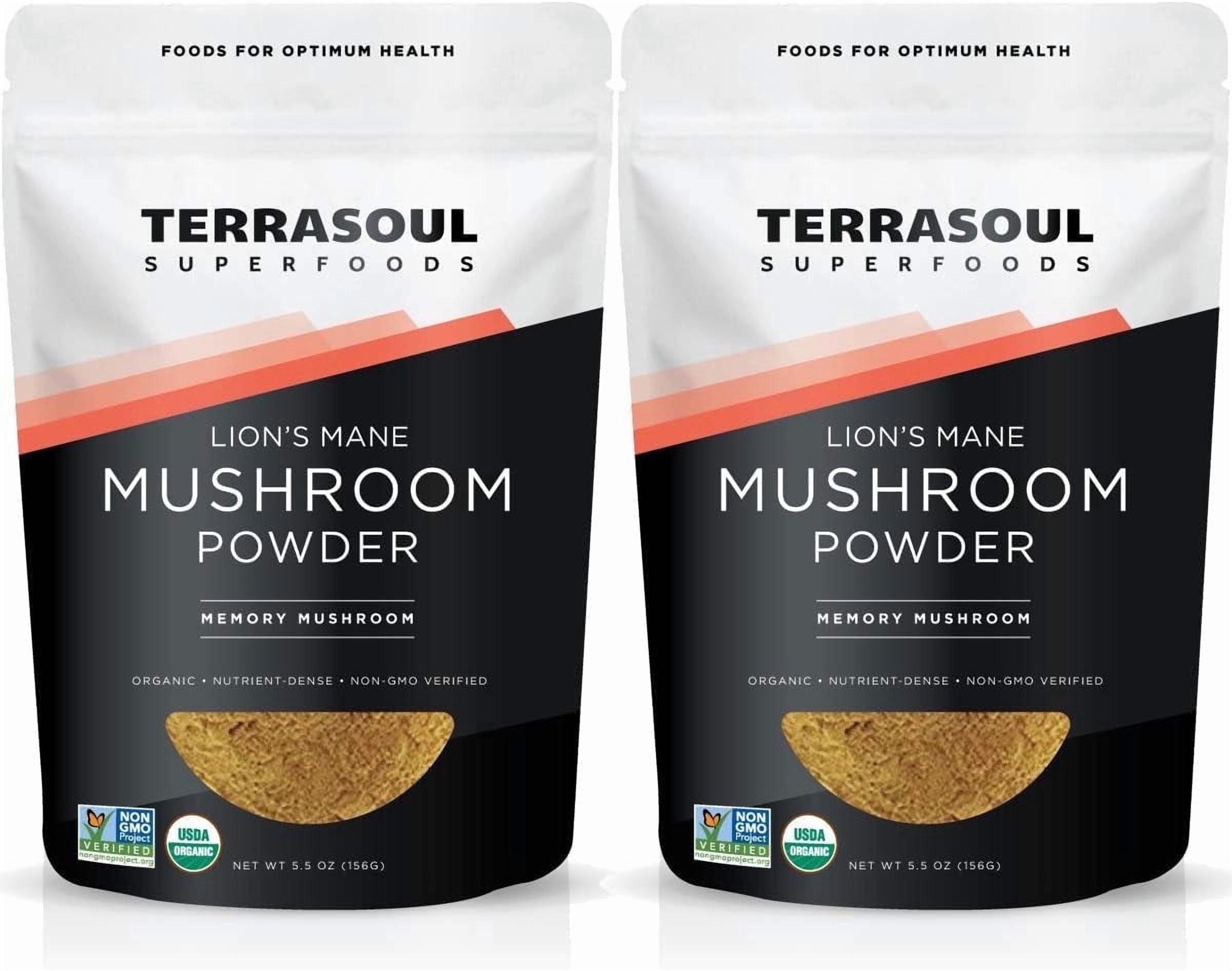 Terrasoul Superfoods Organic Lion's Mane Mushroom Powder (4:1 Extract ...