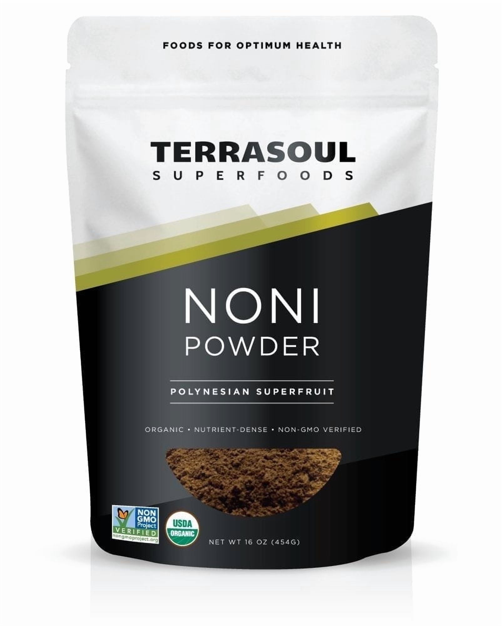 Terrasoul Superfoods Organic Noni Fruit Powder, 1 Lb - Walmart.com