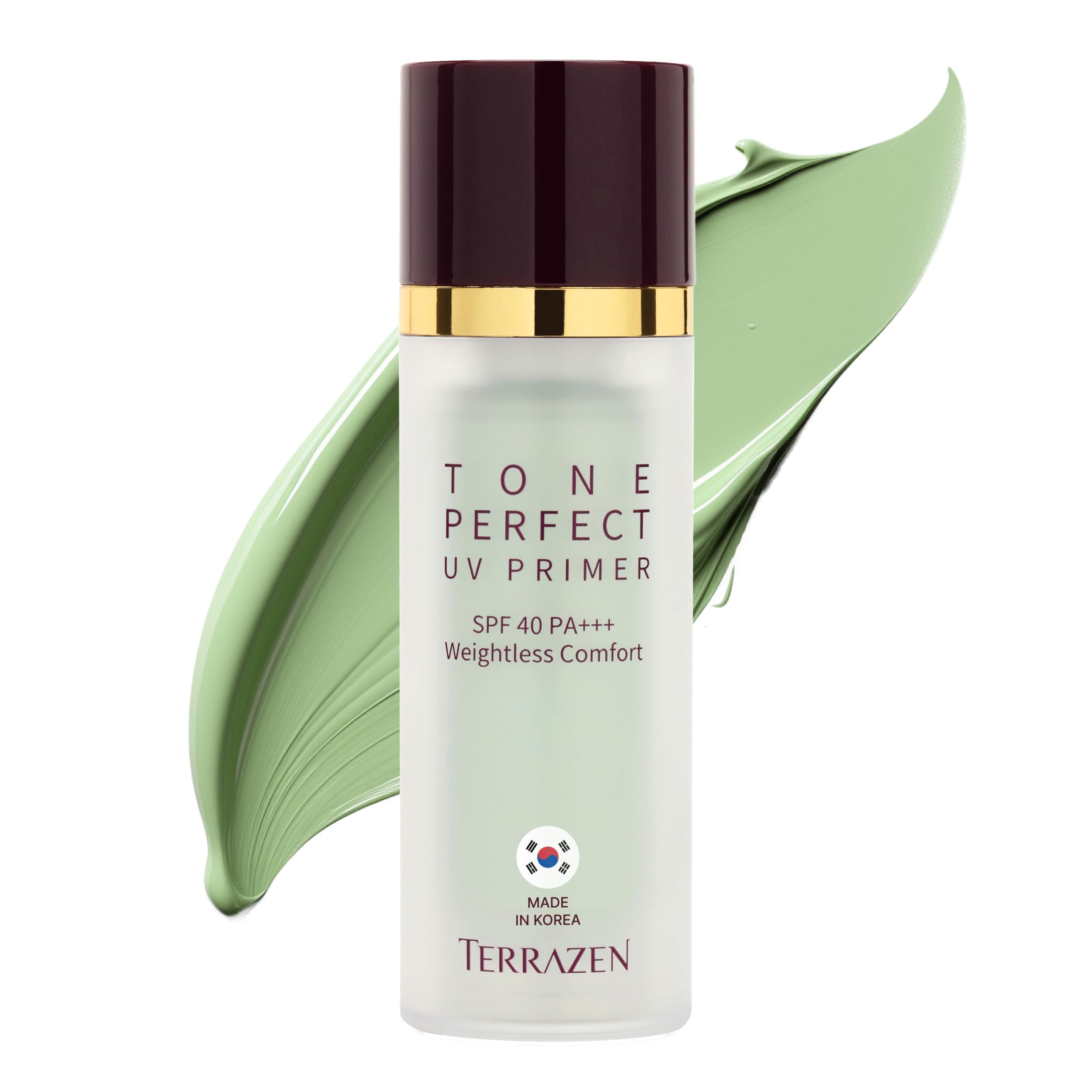 Terrazen Korean Face Primer 30ml - Green Tinted Cream for Redness ...