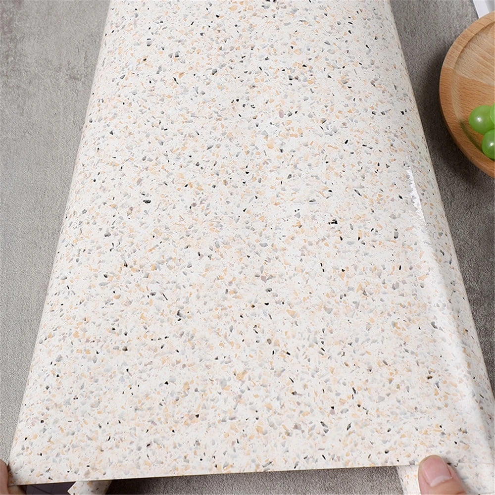 Terrazzo Countertops Waterproof Kitchen Countertop Marble Wallpaper ...