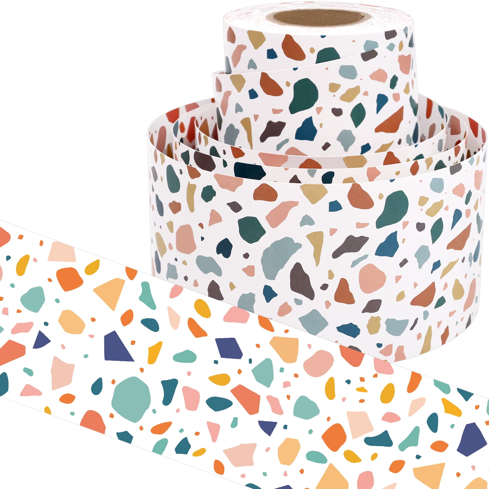Terrazzo Tones Bulletin Board Border Classroom Decor Straight Border ...