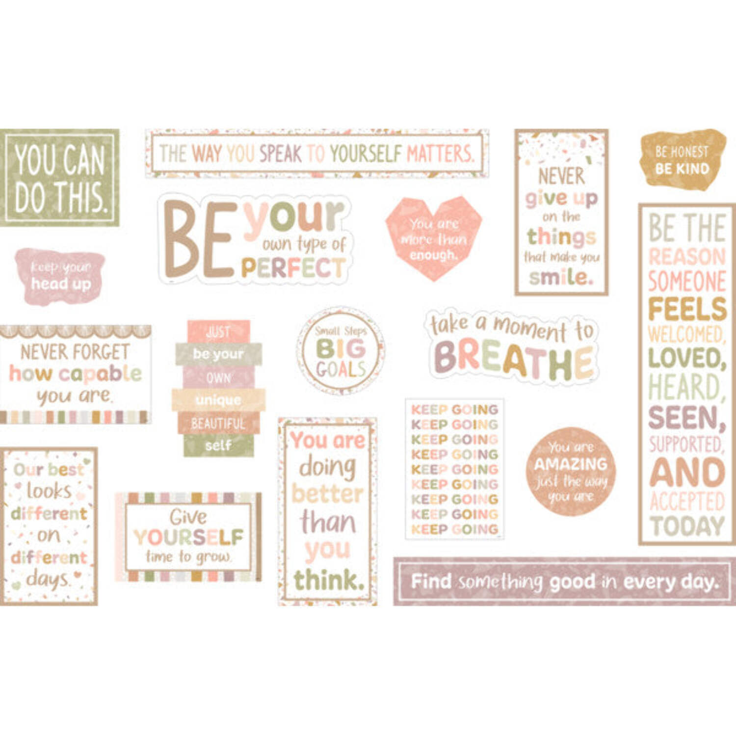 Terrazzo Tones Mini Bulletin Board [TCR7210] - Walmart.com