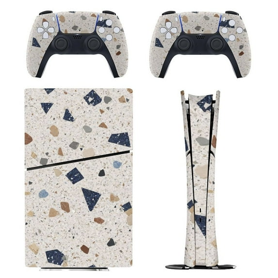 Terrazzo Various Console Skin Bundle for PS5 Pro Slim Disc & Digital ...