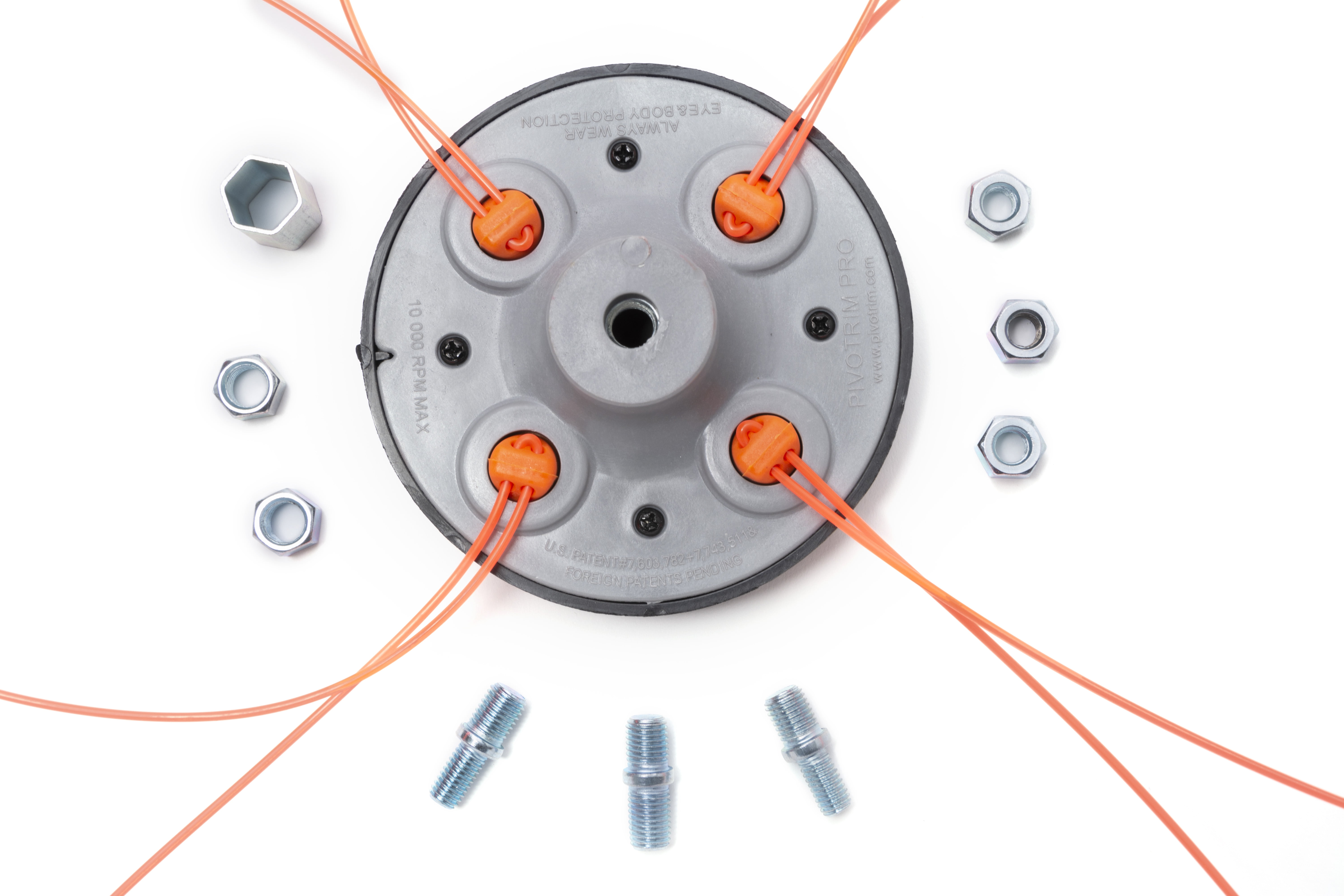 Terre Products, Universal 4 Way String Trimmer Head, Compatible with ...