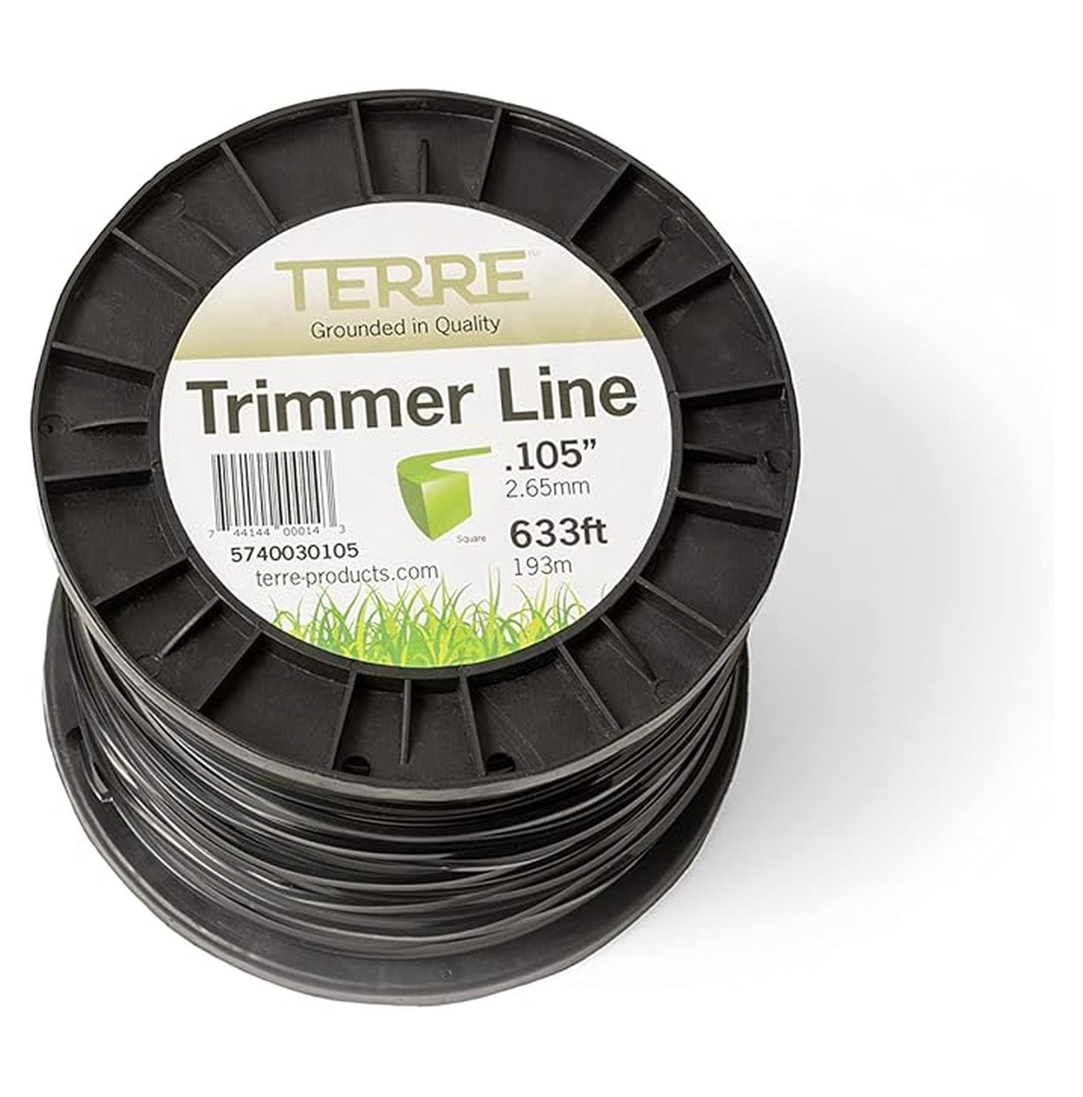 Terre Products - Grade 105 Trimmer Line Square, 3 lb. Quality Weed ...