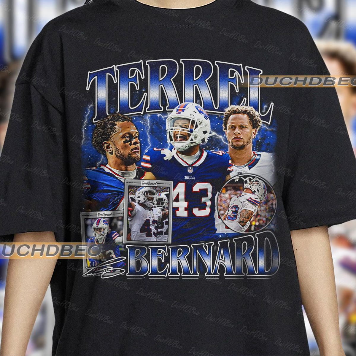 Terrel Bernard Vintage Style Bootleg T-Shirt, Terrel Bernard Shirt, Graphic Sport Tee, Football ...