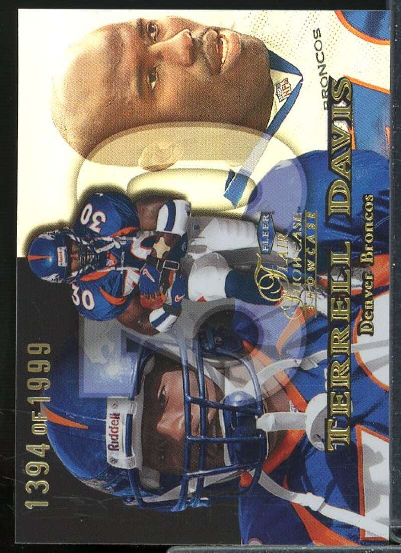 Terrell Davis Card 1999 Flair Showcase #170 - Walmart.com