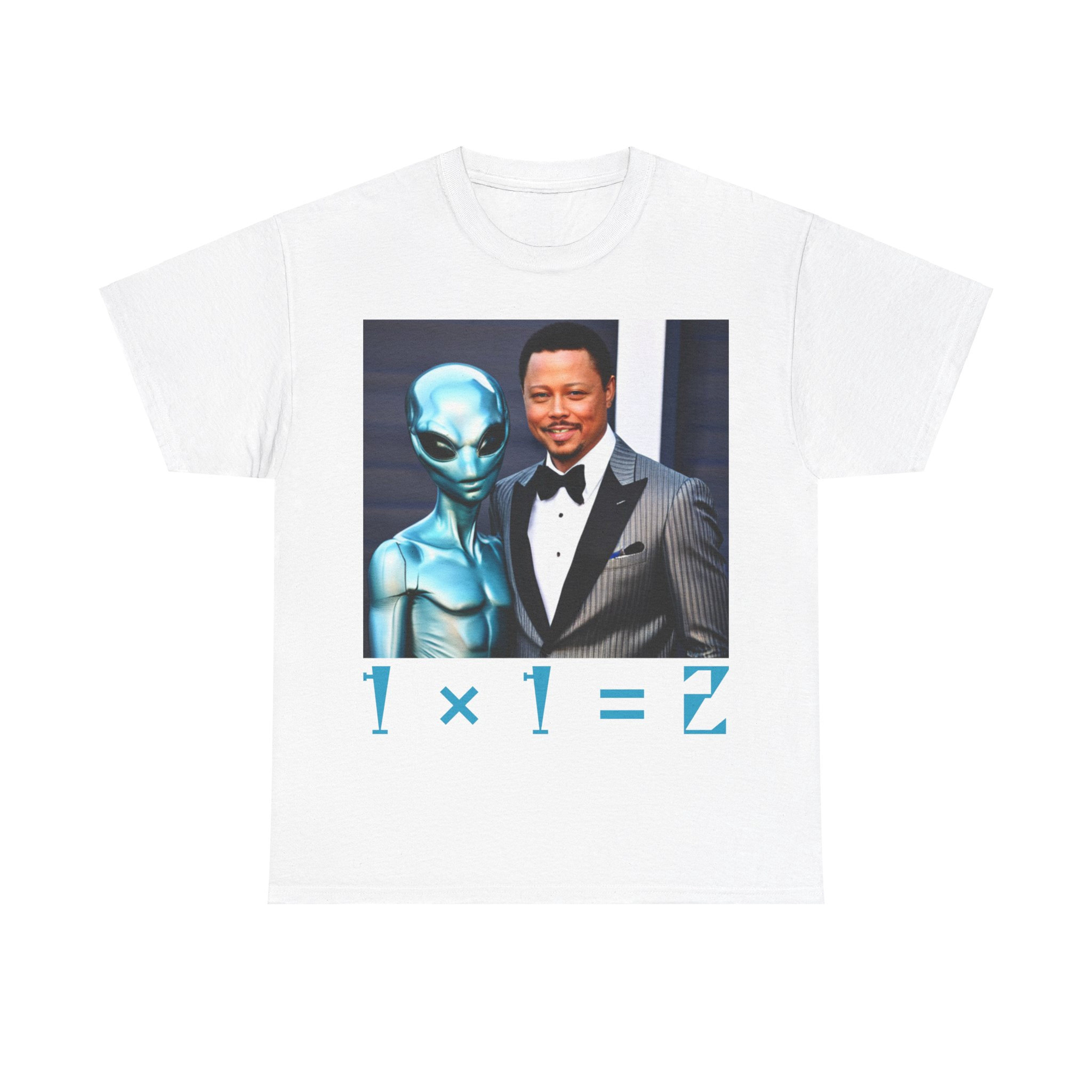 Terrence Howard with aliens doing advanced mathematicsUnisex Heavy ...
