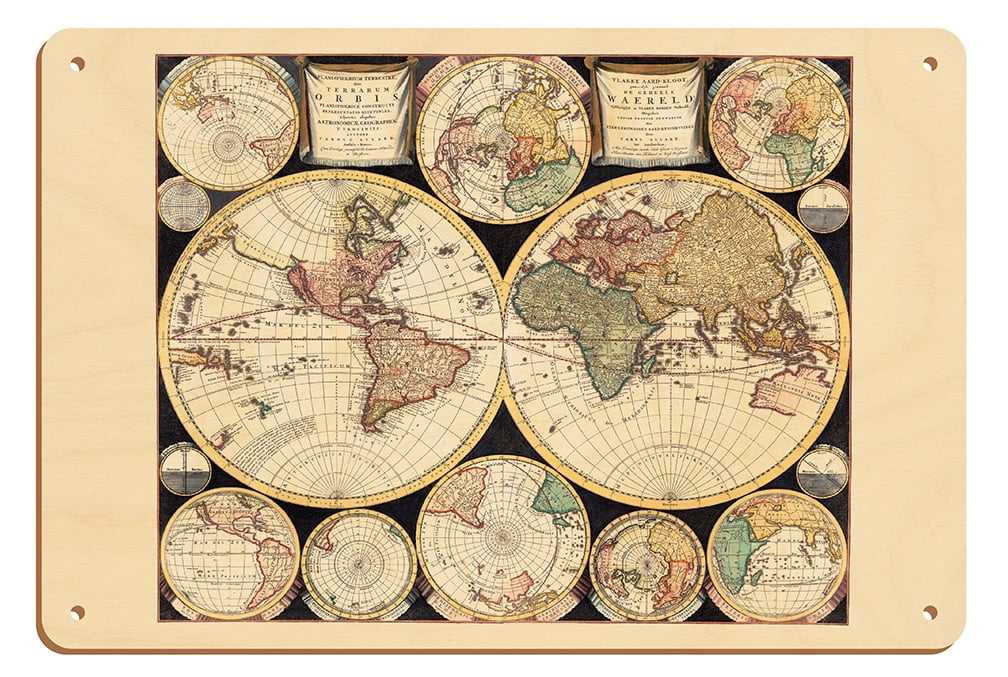 The Terrestrial Planisphere (Planisphaerium Terrestre Sive Terrarum ...
