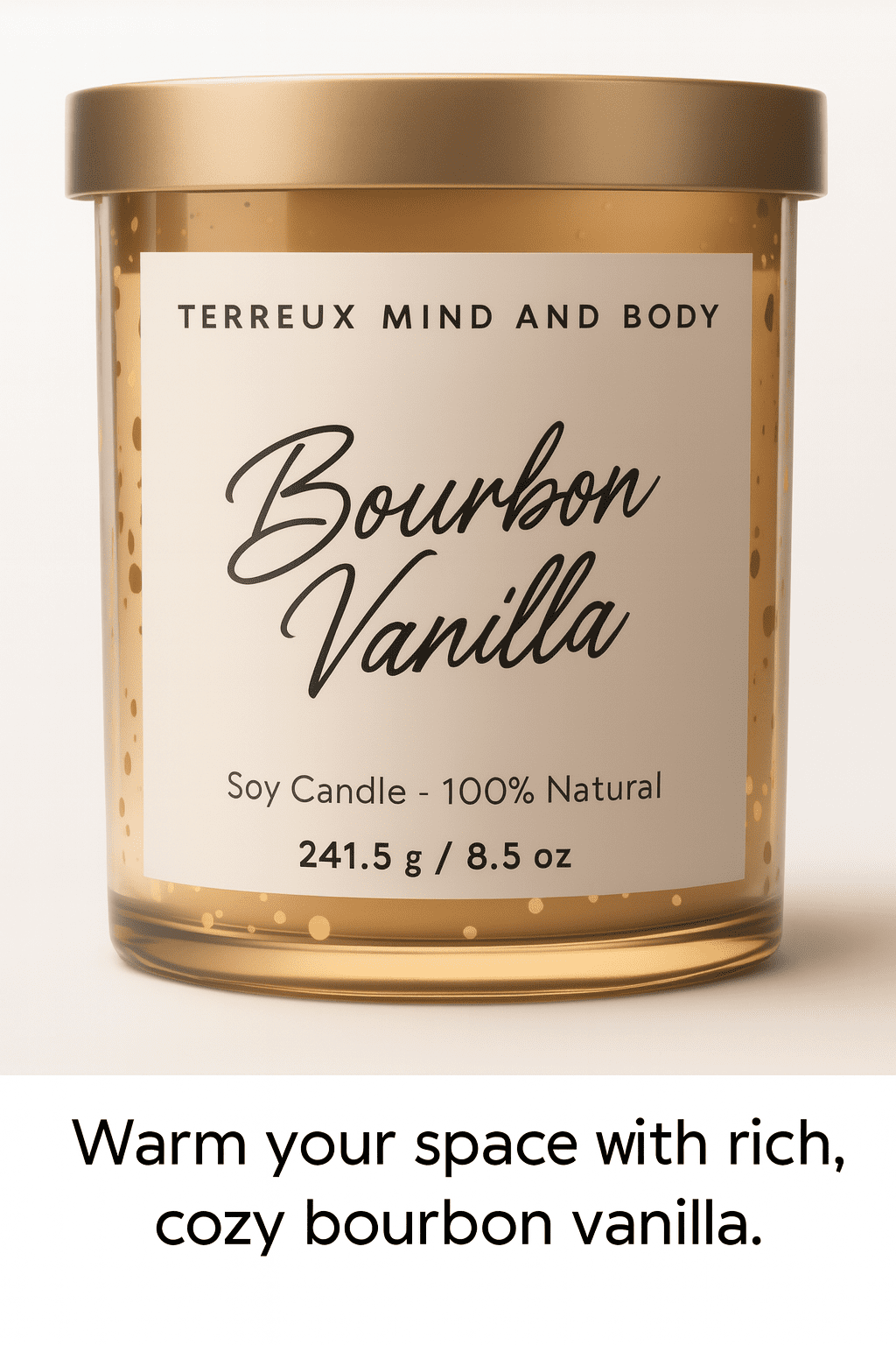 Terreux Mind & Body 8.4 oz Soy Candle with 48-Hour Burn Time, Non-Toxic ...