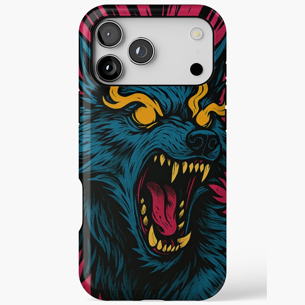 Terrible Werewolf Comic Book Style iPhone Case 17 through 11 Pro Max ...