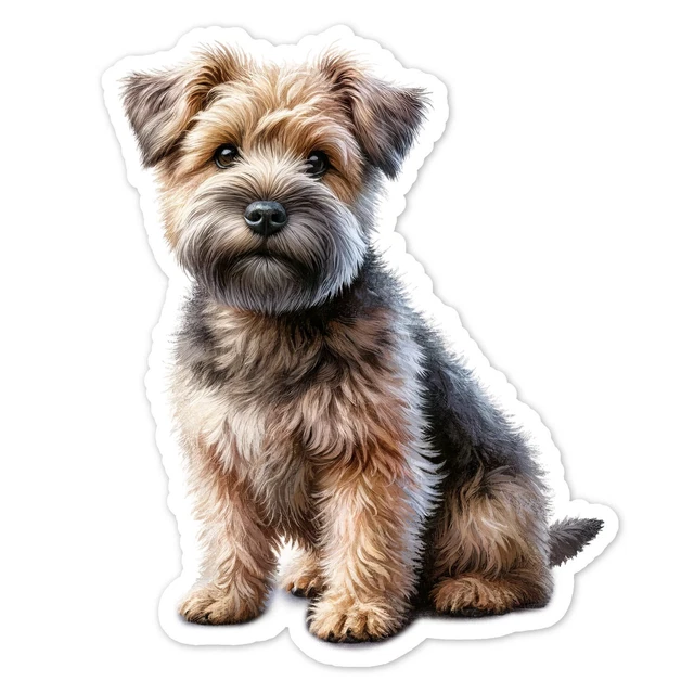Terrier Dog Sticker, Water Resistant, Water Bottle, Scrapbook ...