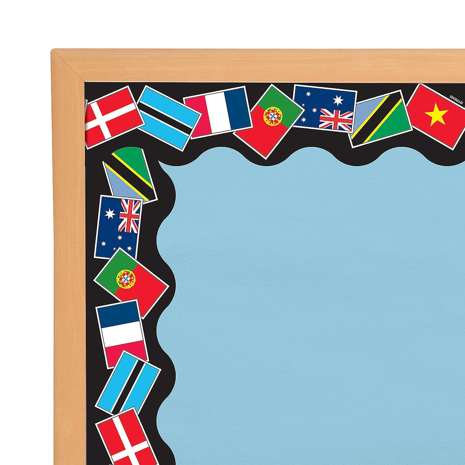 Terrific Trimmers® Classroom Decorations, World Flags Bulletin Board ...