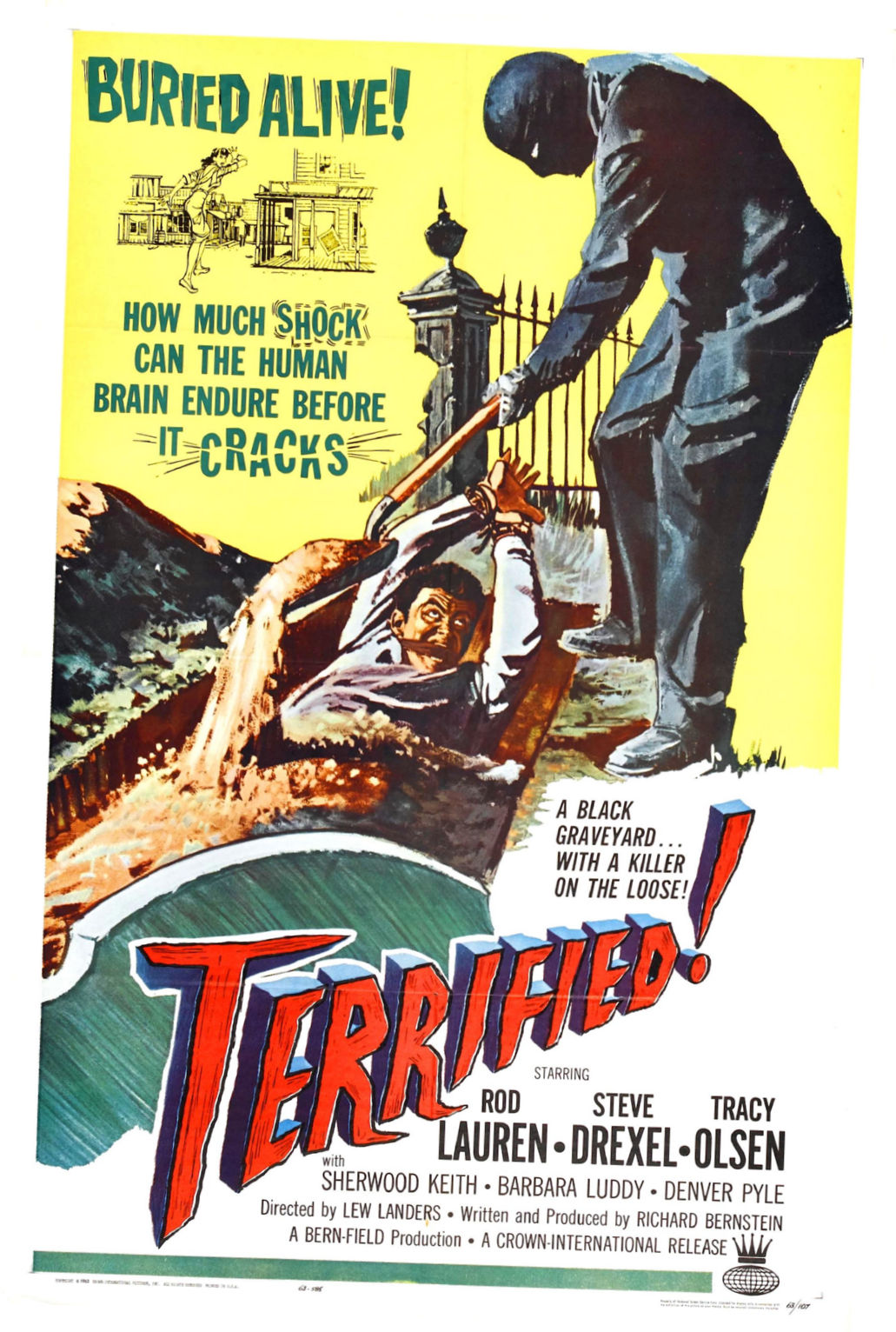 Terrified Movie poster Metal Sign Art Print 8x12 Multi-Color Square ...