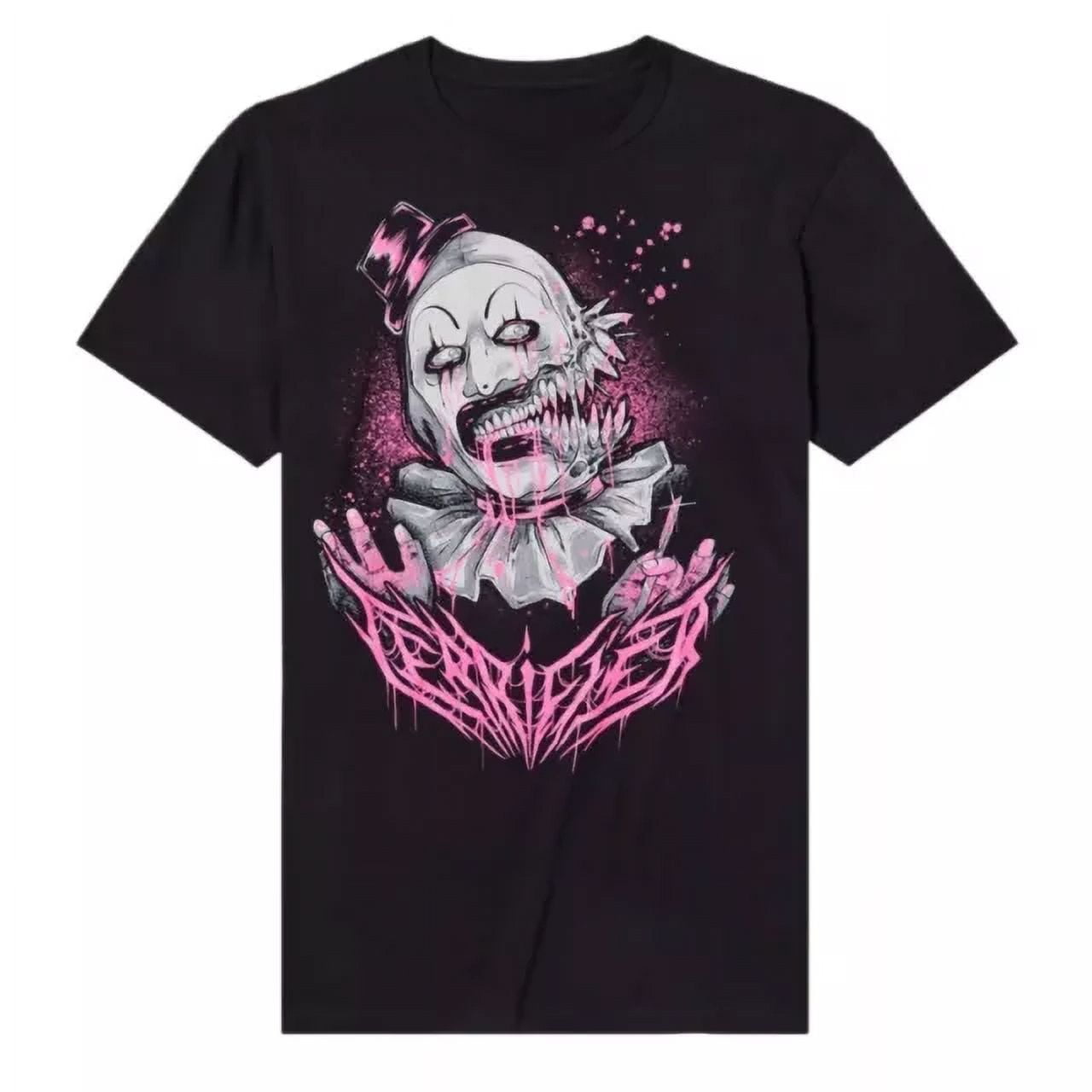 Terrifier 2 Art The Clown Pink Drips T-shirt P659260 - Walmart.com