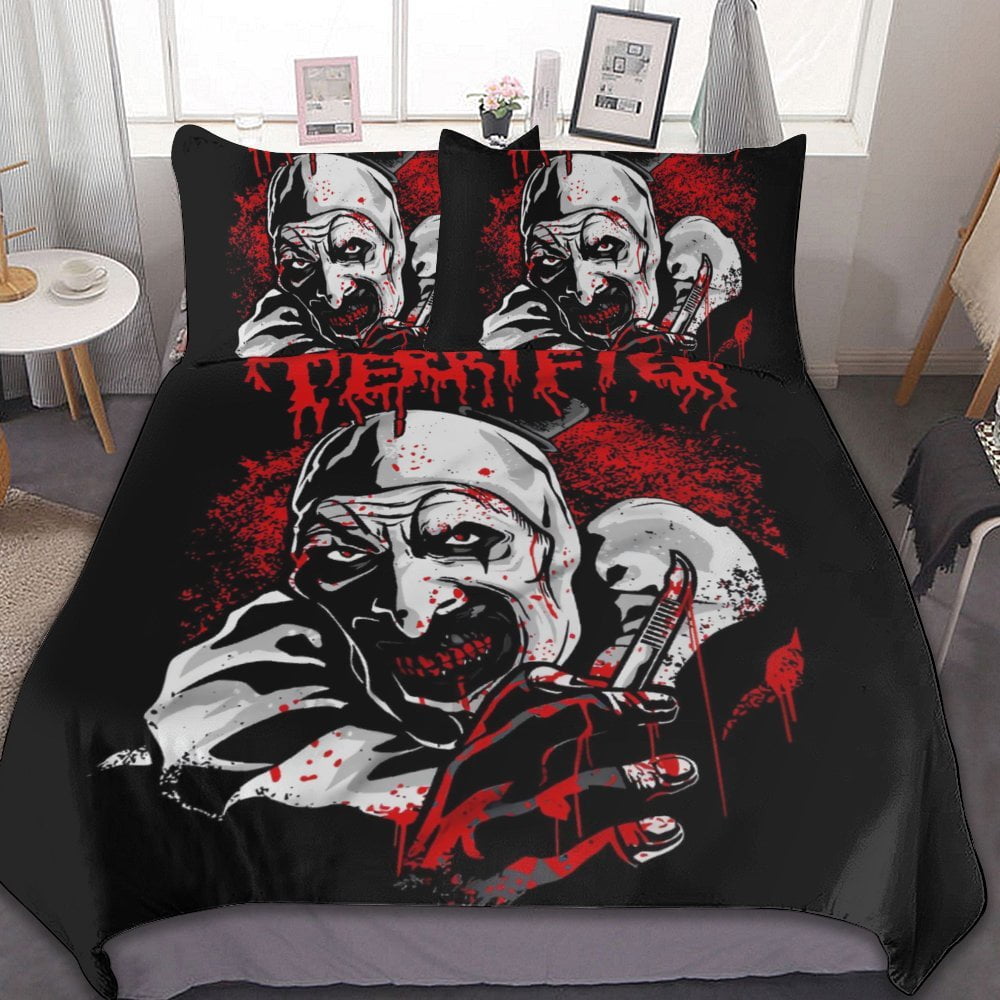 Terrifier 2 Bed Duvet Cover Microfiber Bedding Sets 3D Printed ...