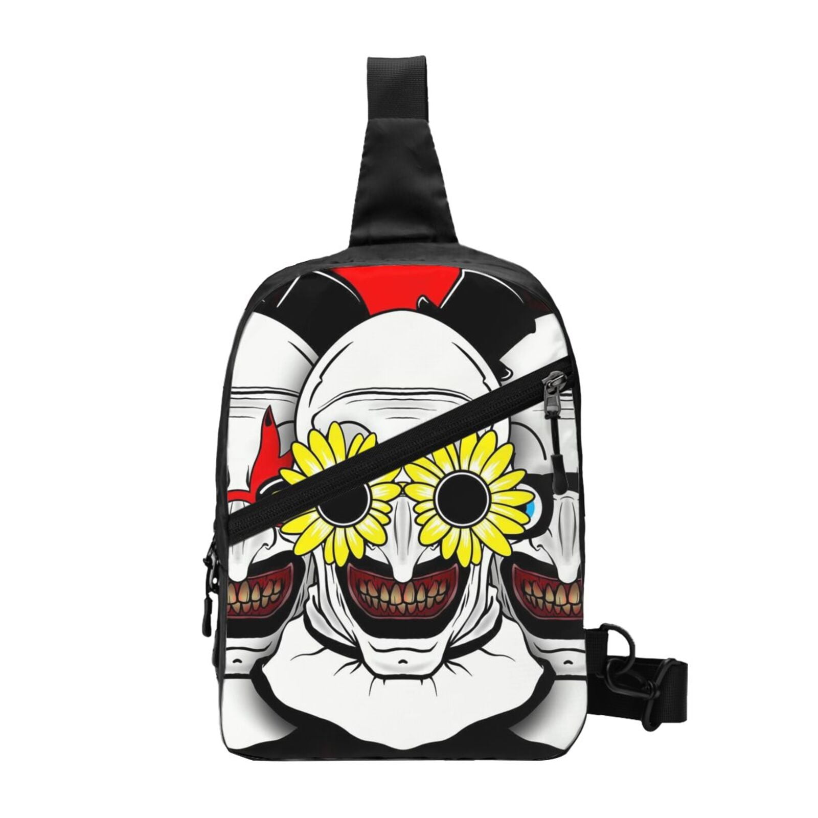 Terrifier 2 Clown Chest Bag Crossbody Folding Adjustable Casual Sport ...