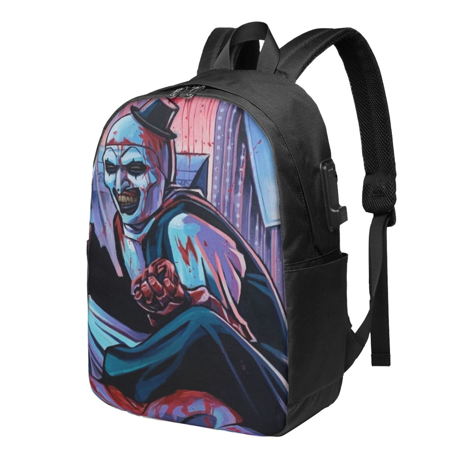 Terrifier 2 Clown Movie Backpack Lightweight Shoulders Daypack School ...