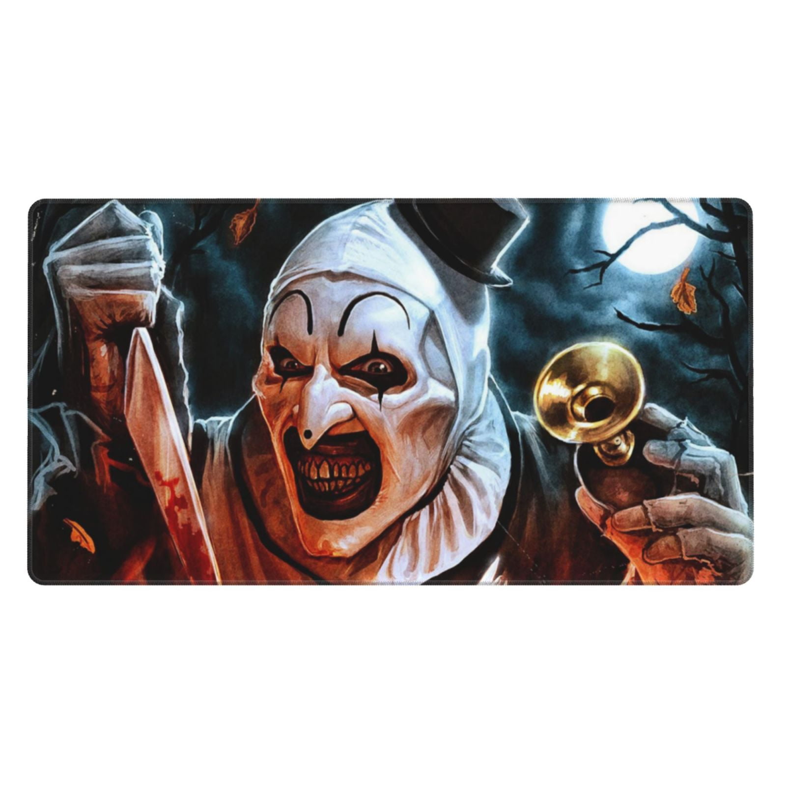 Terrifier 2 Film Poster Extended Gaming Mousepad Stitched Edge Mouse ...