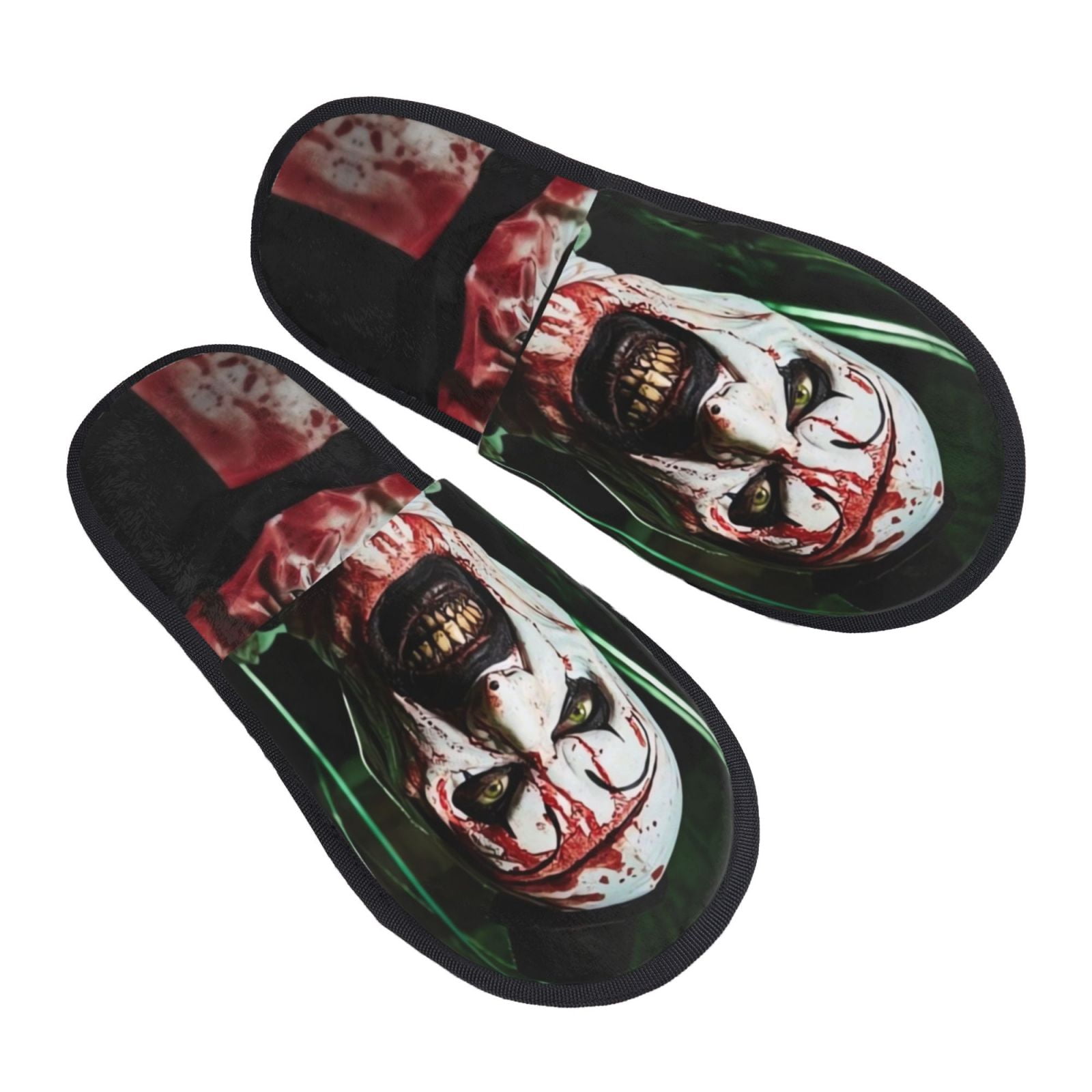 Terrifier 2 Furry Slippers For Men Women Fuzzy House Slippers Winter ...