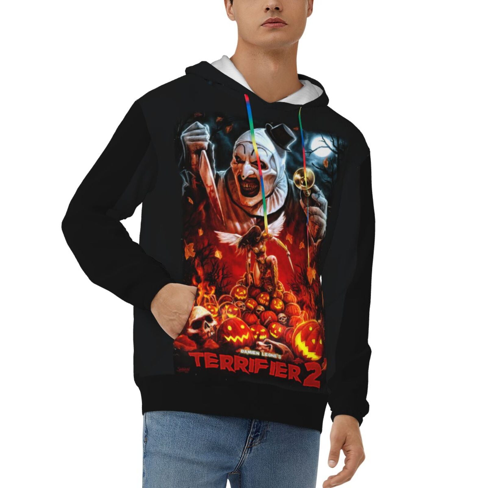 Terrifier 2 Hoodie Unisex 3D Novelty Hoodies Graphic Hoodies Pullover ...