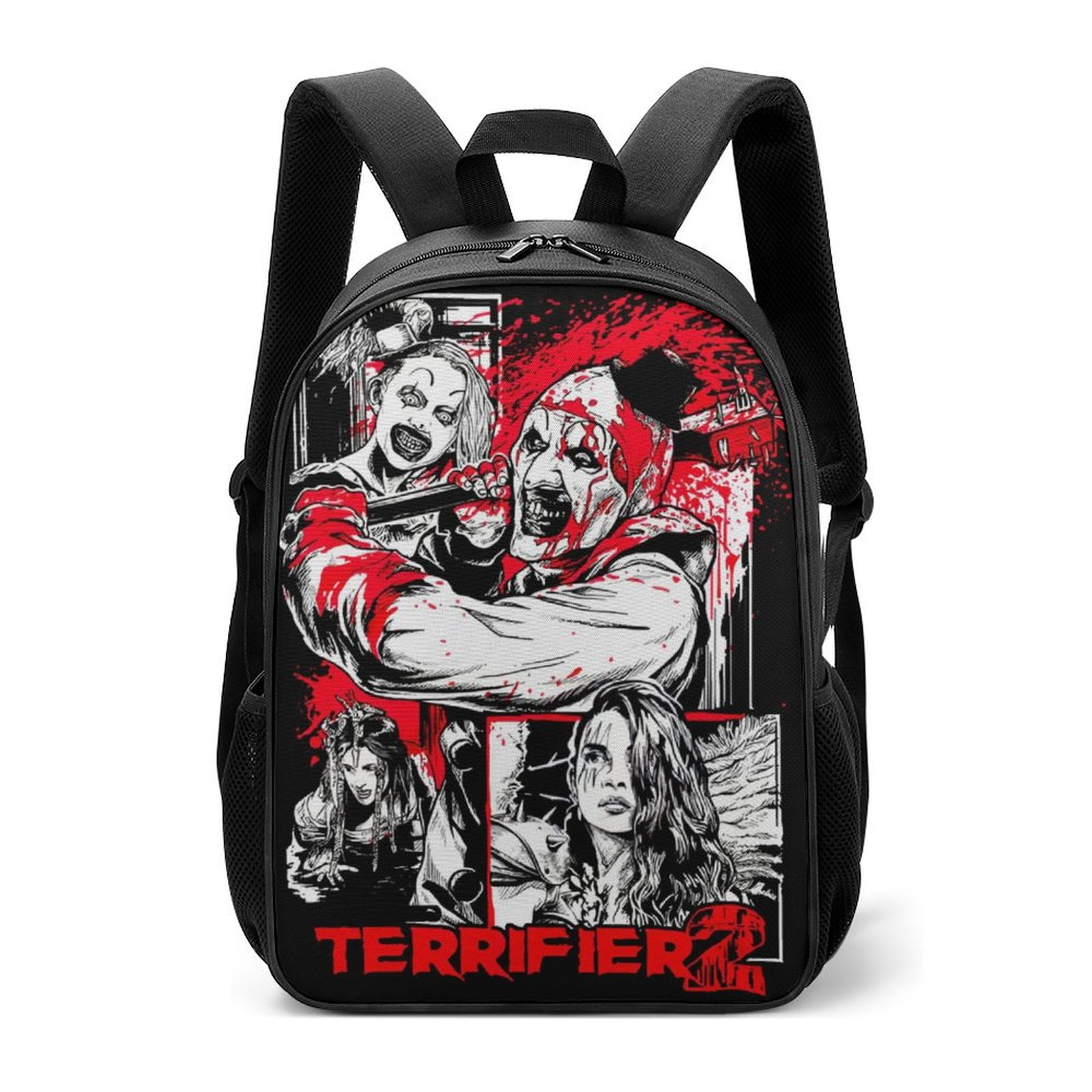 Terrifier 2 Horror School Bag Casual Adjustable Backpack Daypack ...