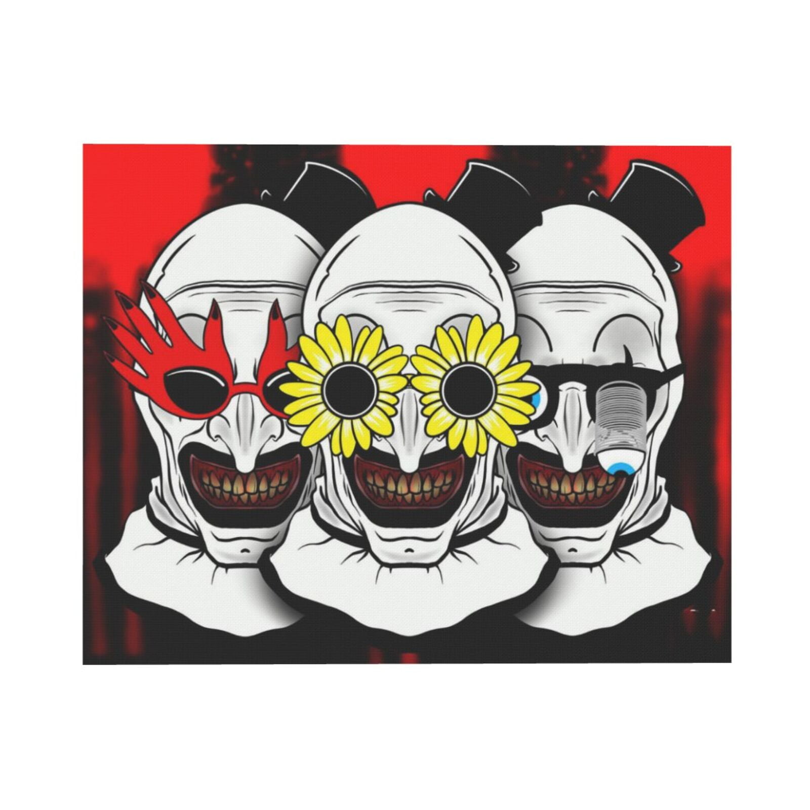 Terrifier 2 Movie Clown Canvas Decorative Poster Unframed Wall Art ...