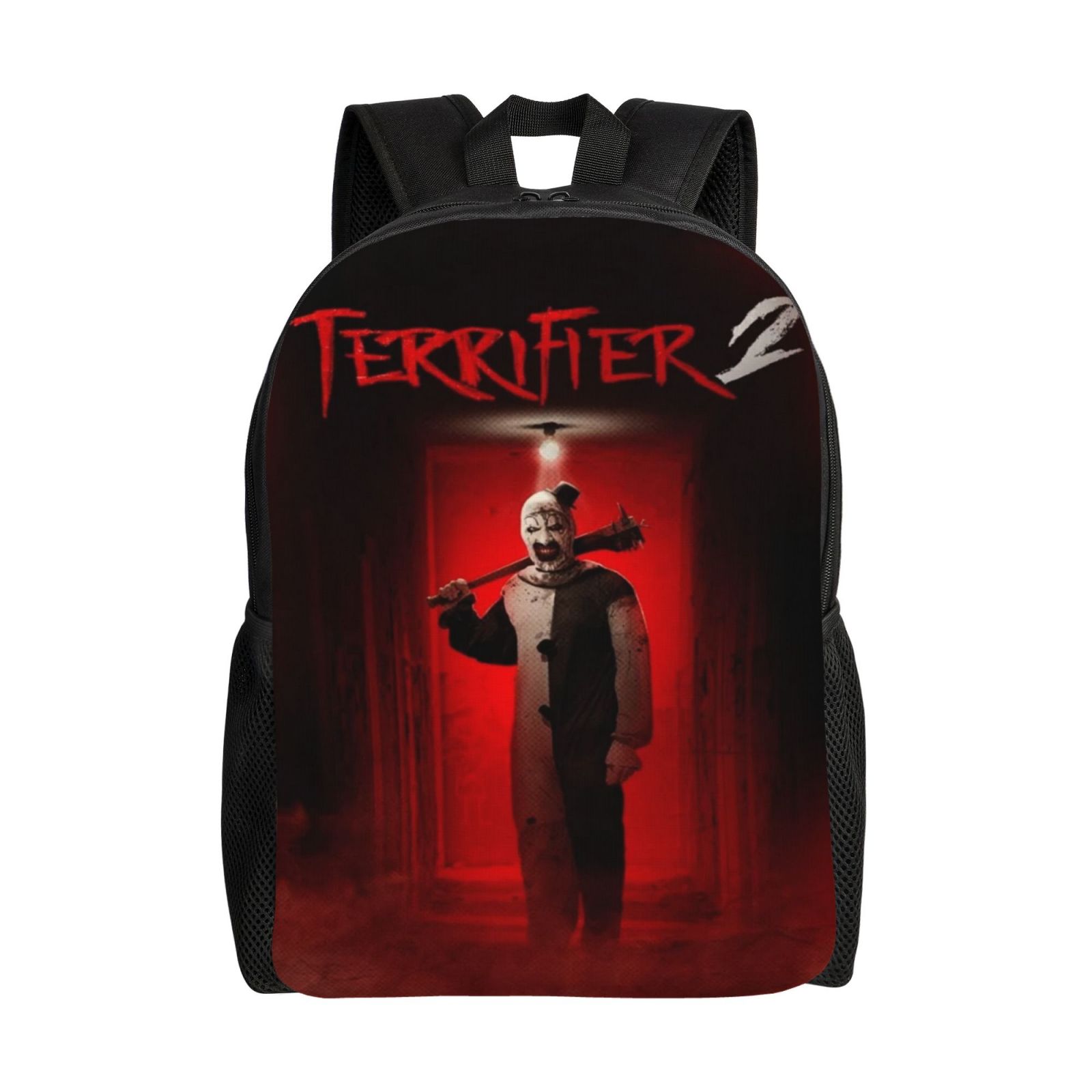 Terrifier 2 Movie Poster Backpack Casual Adjustable Bookbag School Bag ...