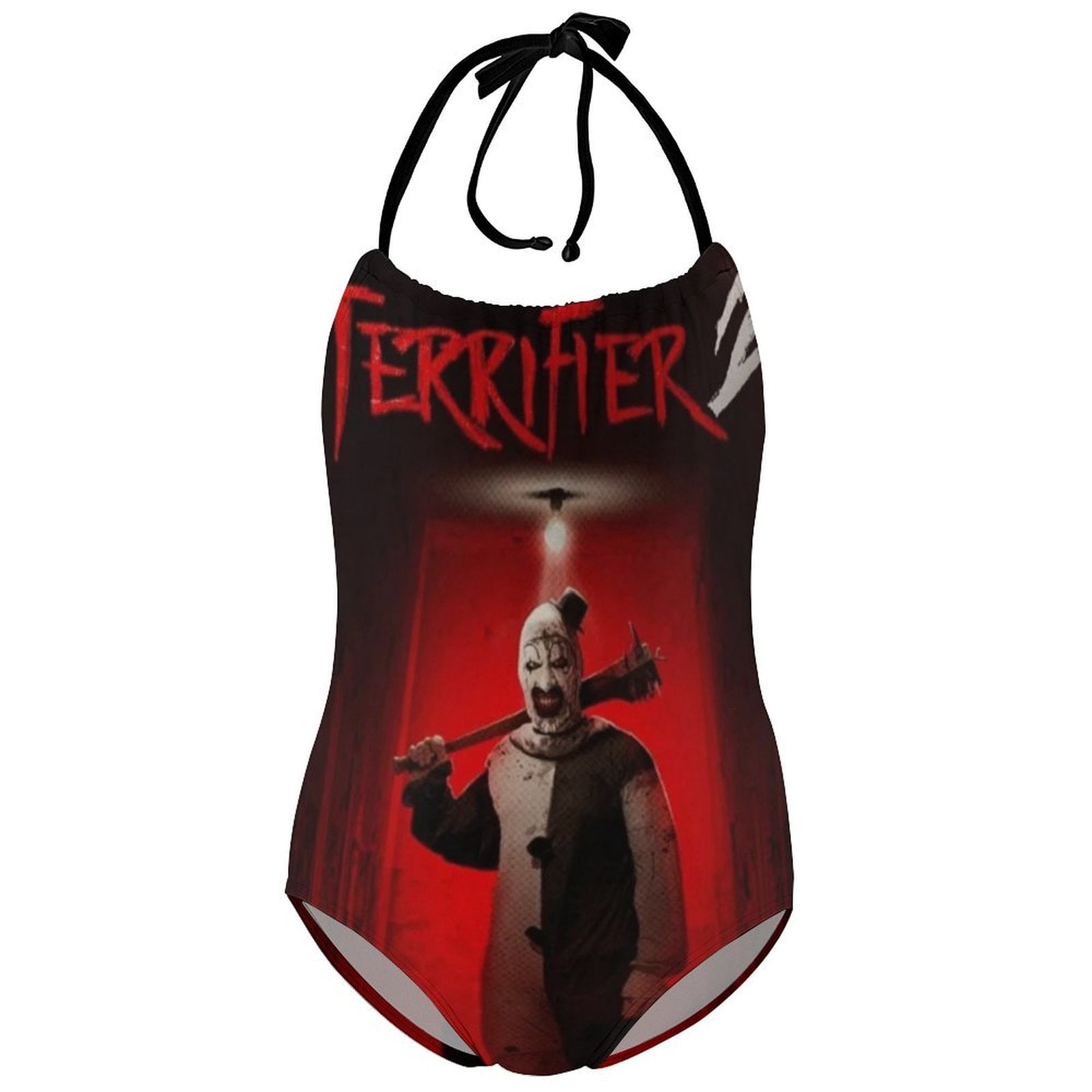 Terrifier 2 Movie Poster Girls One-piece Swimsuit Summer Kid's Beach ...