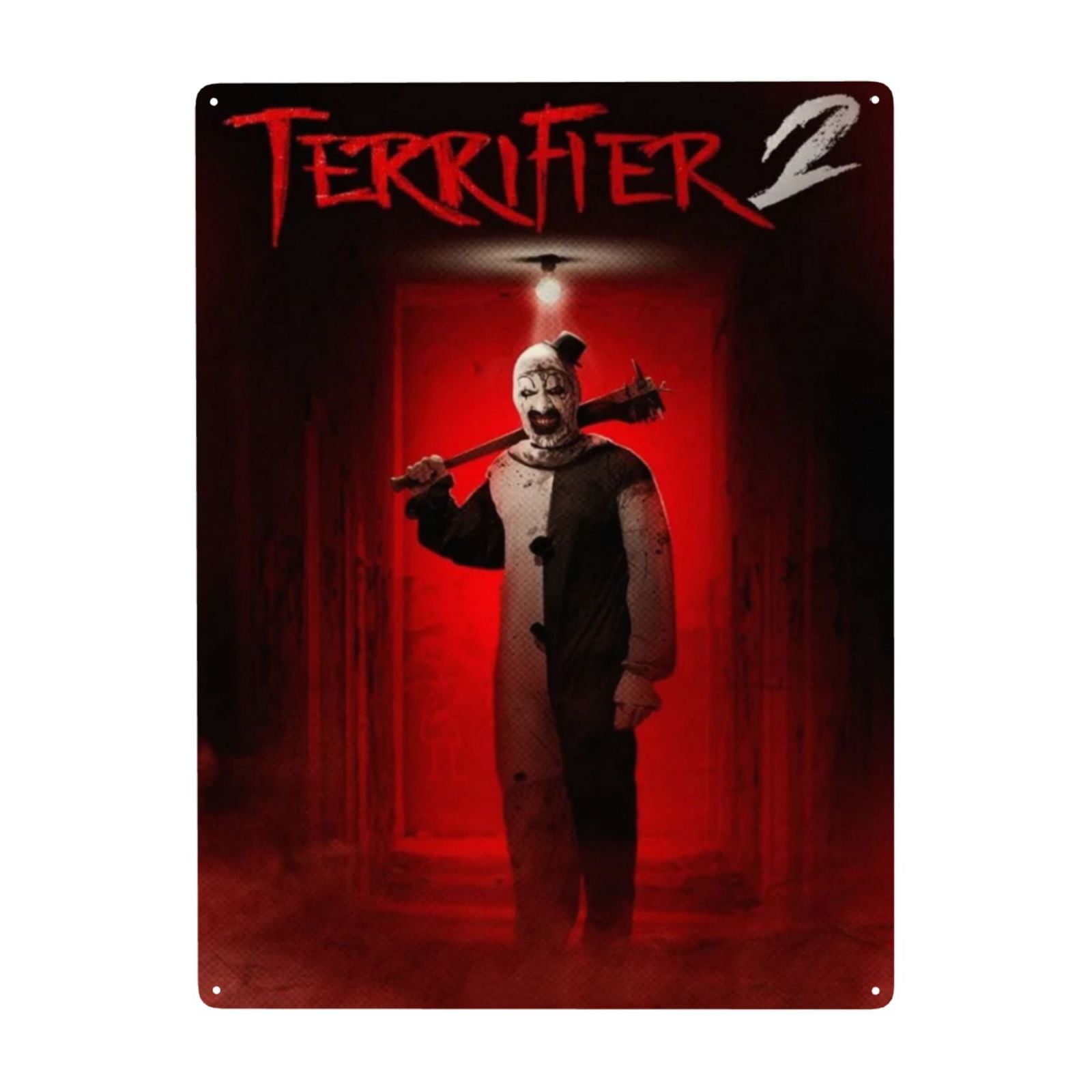 Terrifier 2 Movie Poster Metal Sign Decor 30x40cm Wall Art Sign for ...