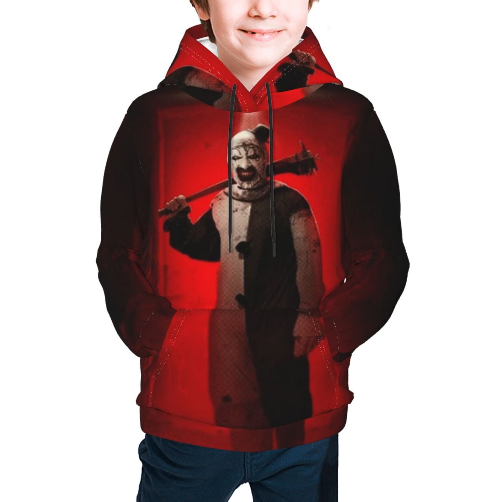 Terrifier 2 Movie Poster Youth Hoodies Sweatshirt Casual 3D Printed ...