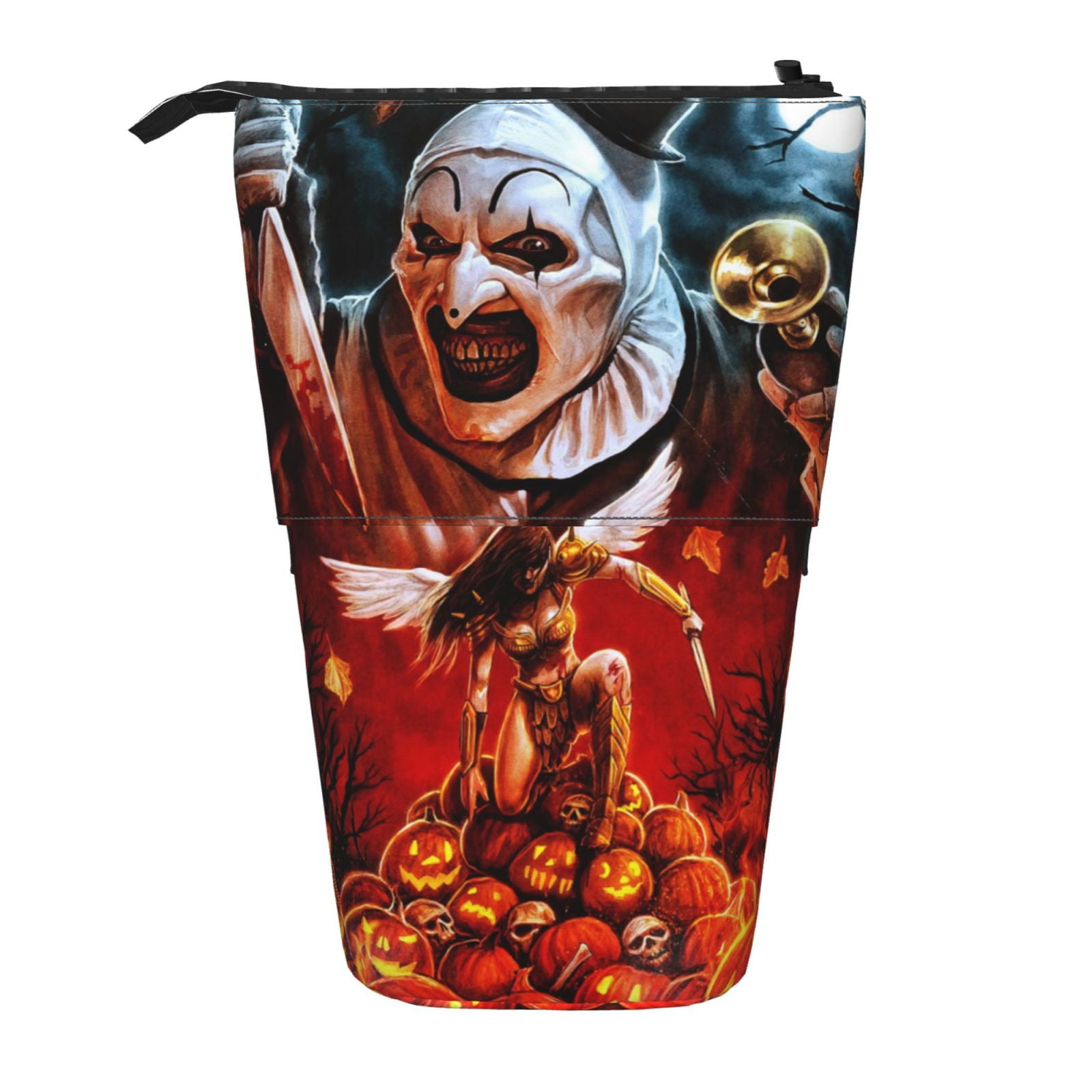 Terrifier 2 Movie Standing Pencil Case Pen Bag Telescopic Pencil Holder ...