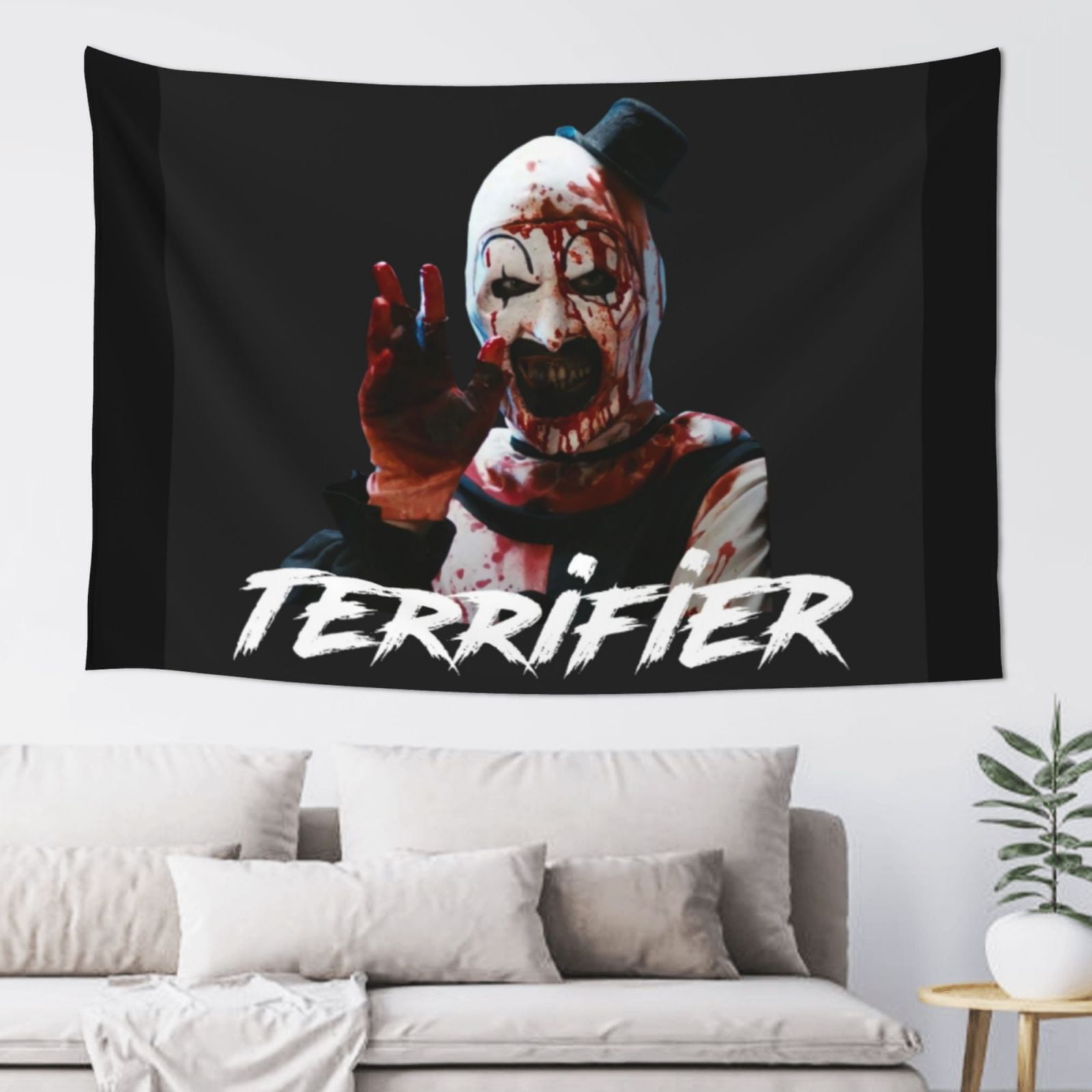 Terrifier 2 Tapestry Wave Wall Hanging Home Decoration Wall Blanket ...