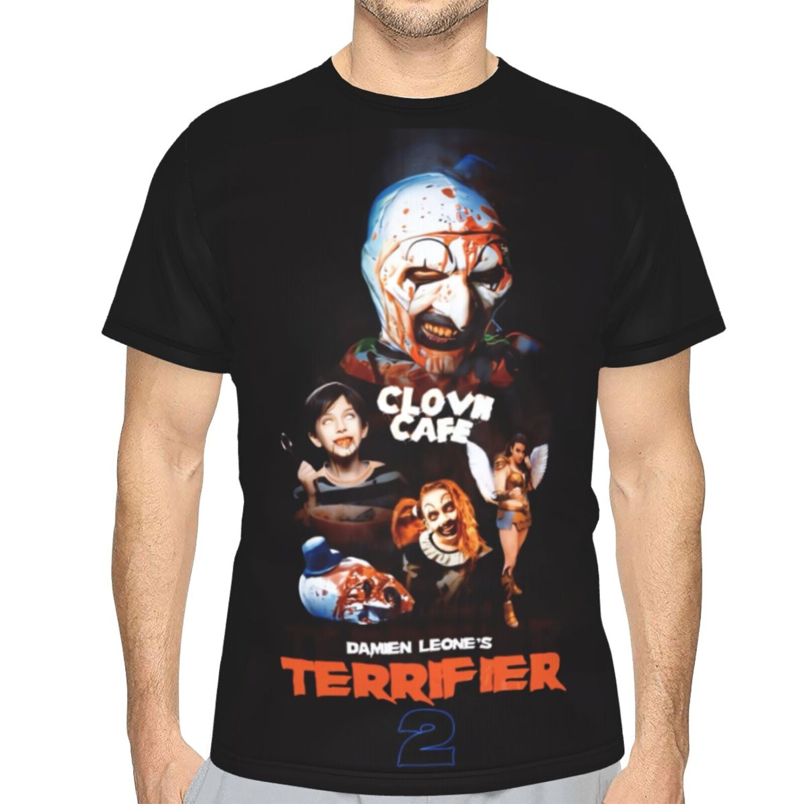 Terrifier 2 Unisex 3d Pattern Printed Short Sleeve T-Shirts Casual Graphics Tees For Men Women ...