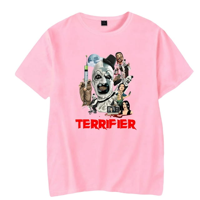 Terrifier 3 2024 Merch T-Shirt Tee Cosplay Men/Women Summer Sweatshirt ...
