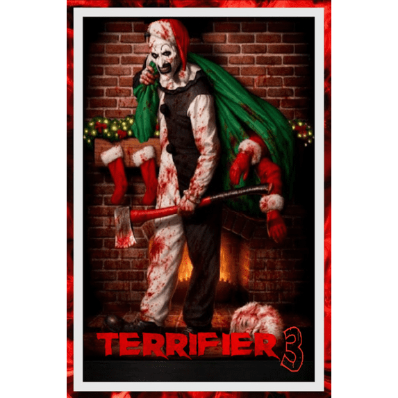 Terrifier 3 2024 Movie Poster 24x36 Horror Slasher Art the Clown Fear ...