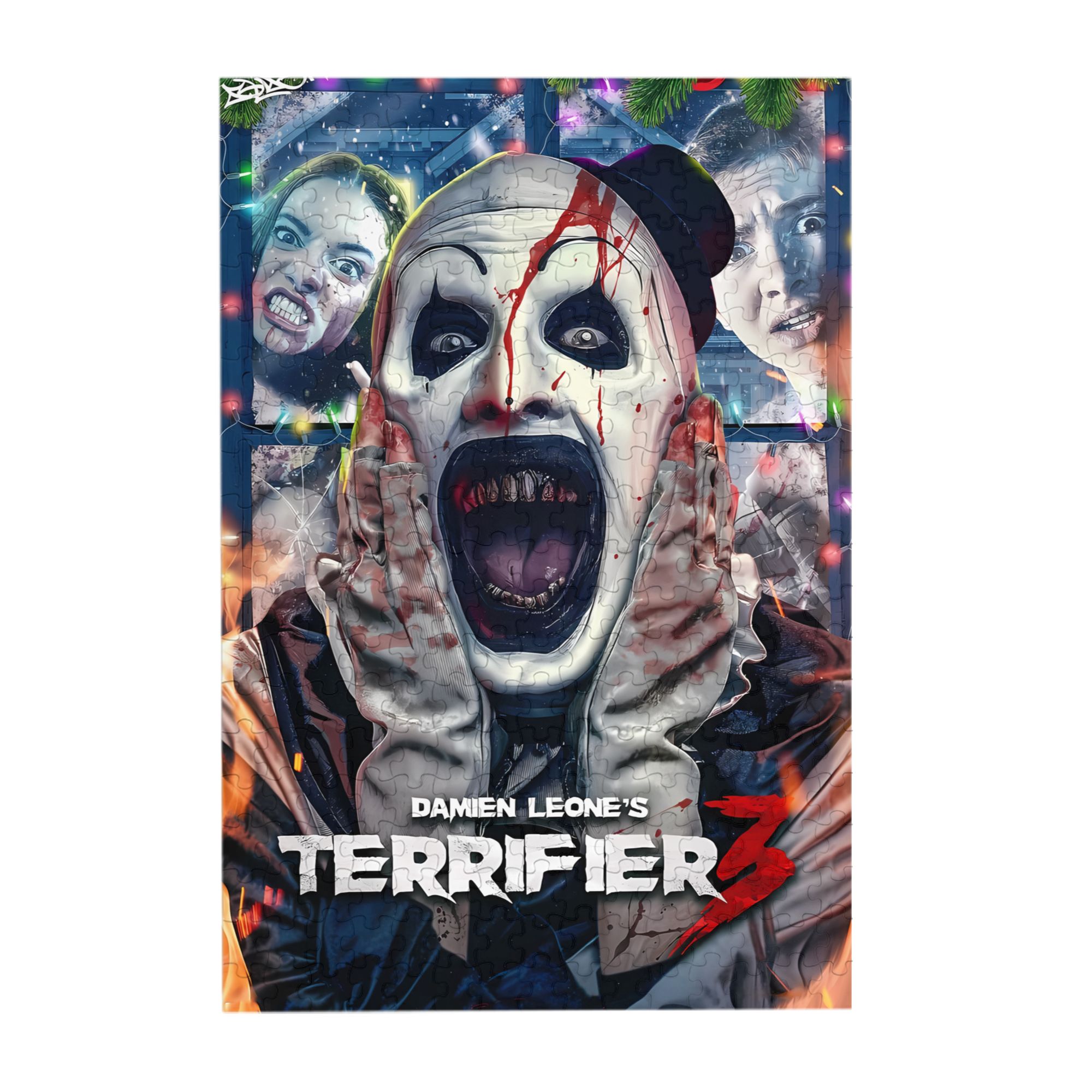 Terrifier 3 300 Piece Puzzles,Wooden Jigsaw Puzzle,Home Decor Birthday ...