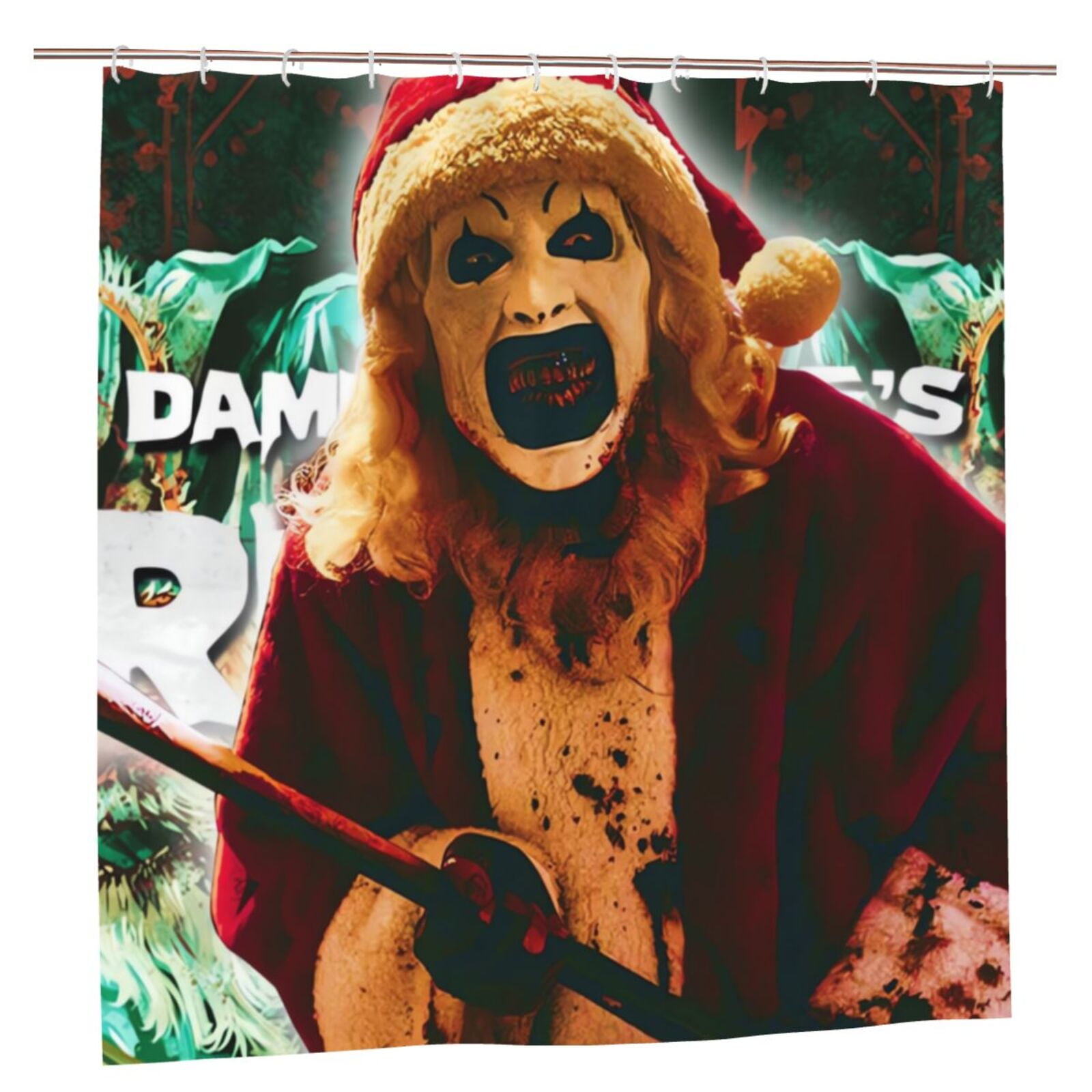 Terrifier 3 Bathroom Shower Curtain,Bath Curtains Durable Waterproof ...