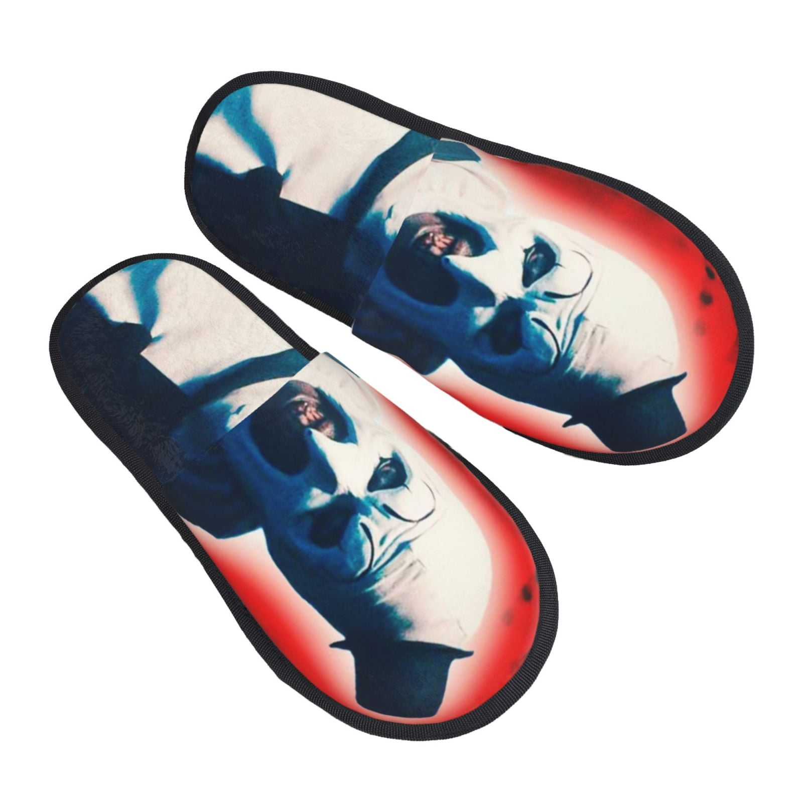 Terrifier 3 Furry Slippers For Men Women Fuzzy House Slippers Winter ...