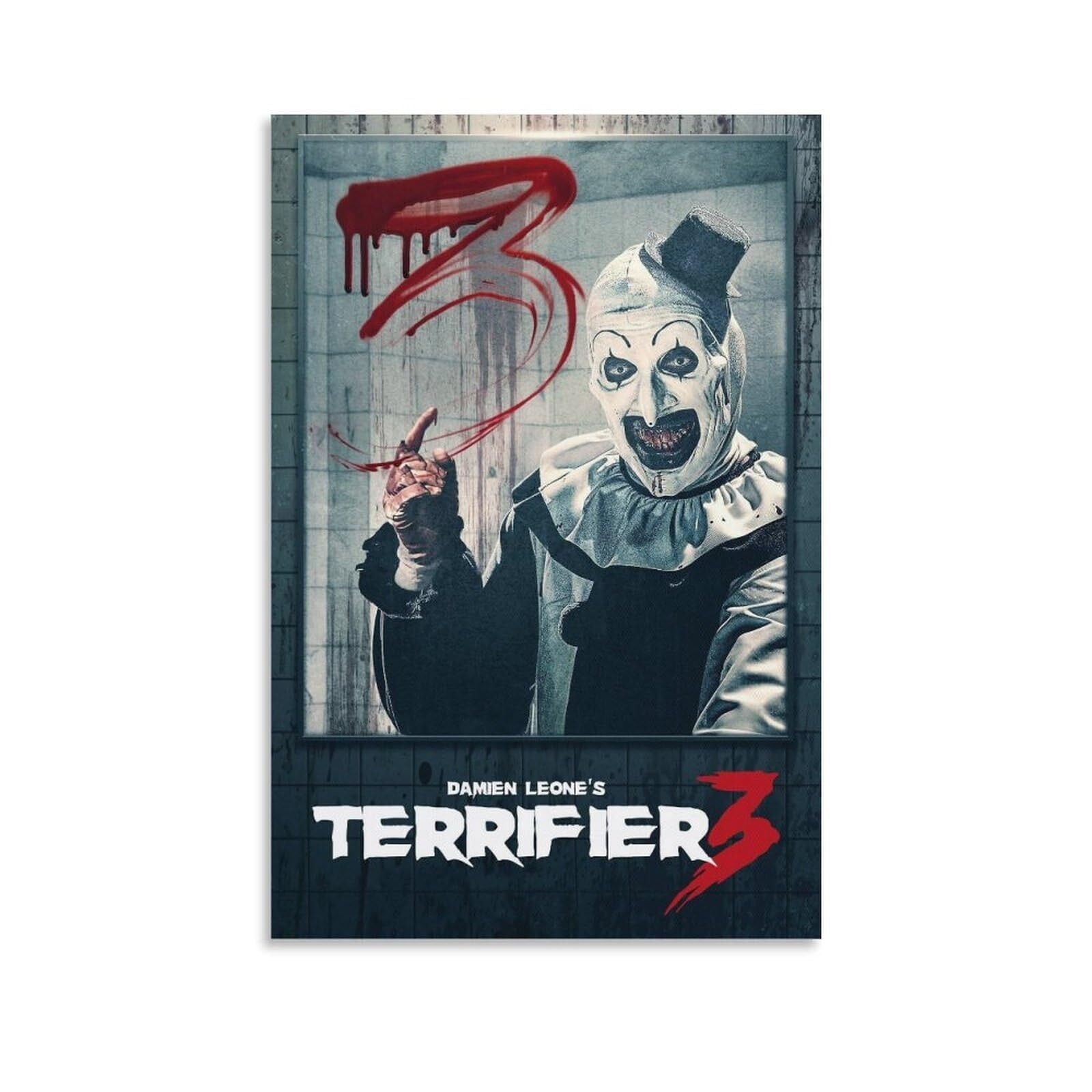 Terrifier 3 Movie Poster Wall Art Living Room Posters Horror Poster ...