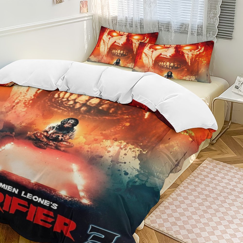 Terrifier 3-Piece Bedding Set Warm And Comfortable Soft Duvet Cover Bed ...
