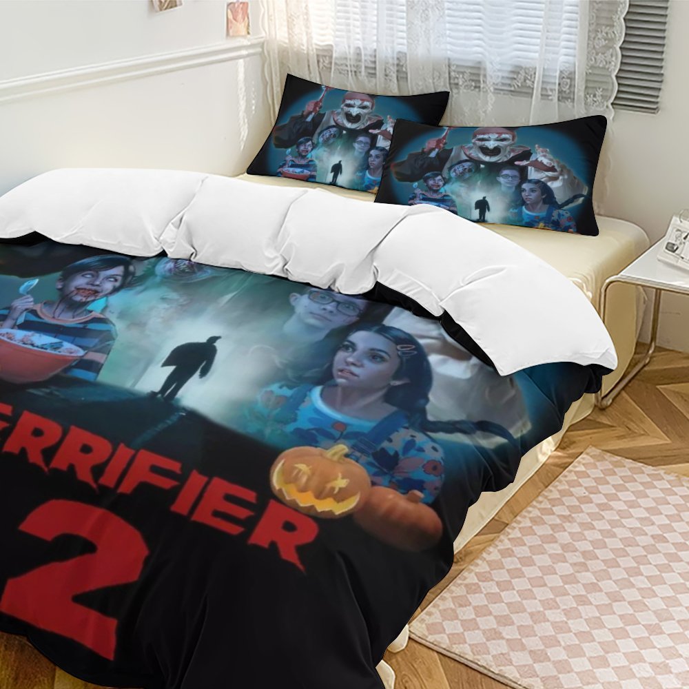 Terrifier 3-Piece Bedding Set Warm And Comfortable Soft Duvet Cover Bed ...