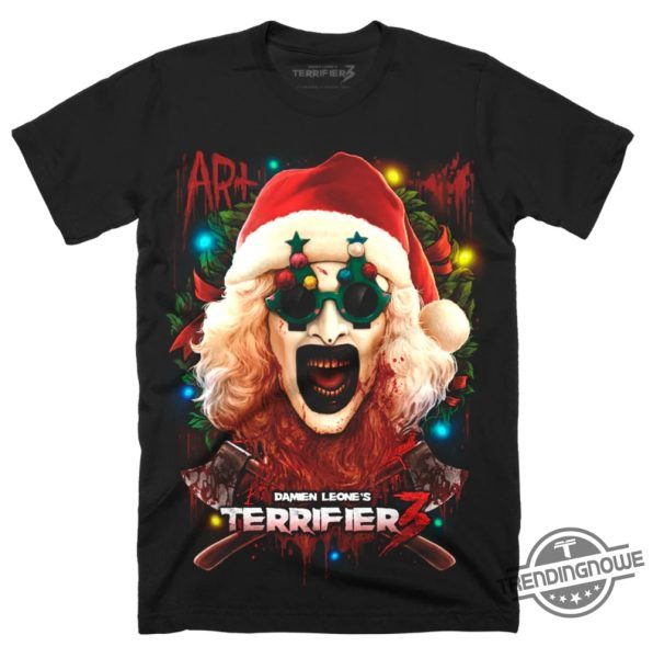 Terrifier 3 Yuletide Terror Shirt Terrifier 3 T Shirt - Walmart.com