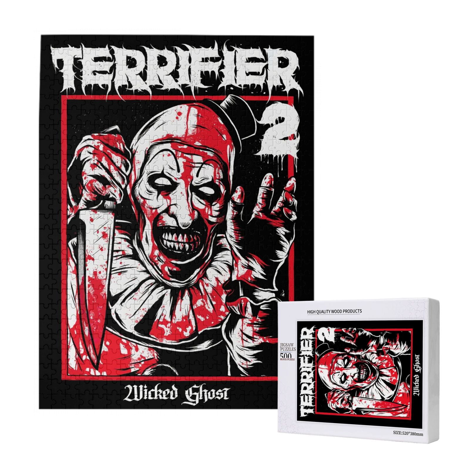 Terrifier Anime Puzzles Boys Girls Teens 300/500/1000 Piece Wooden ...